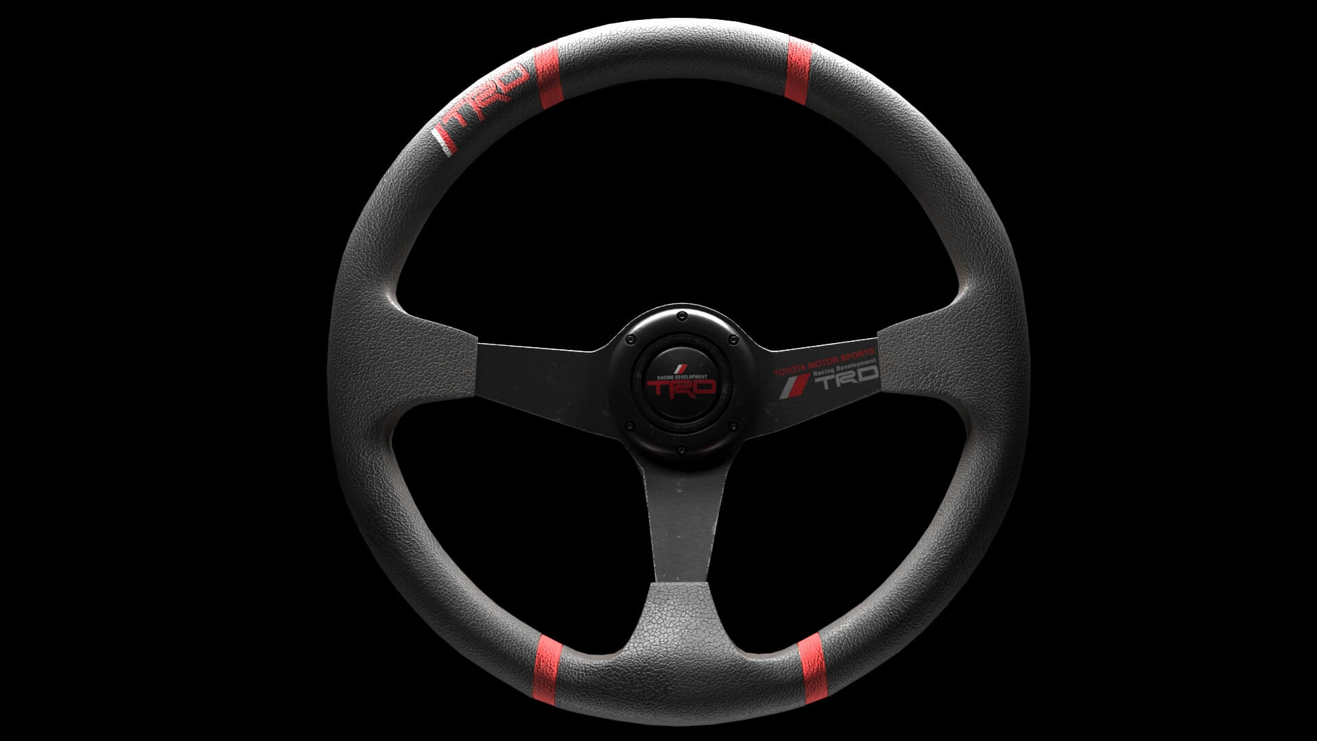 Soprts Car Steering Wheel - 3D Model by alpha3dmodels