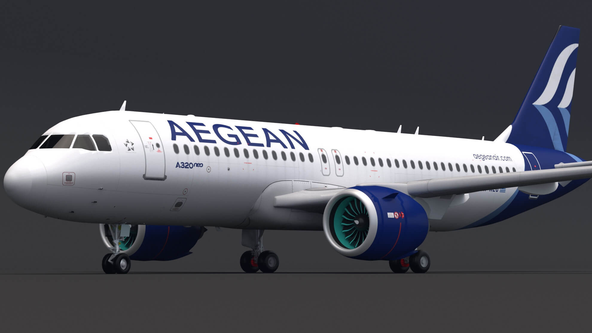 Aegean Airlines A320 Airbus 3D Model By ALPHA3DST | lupon.gov.ph