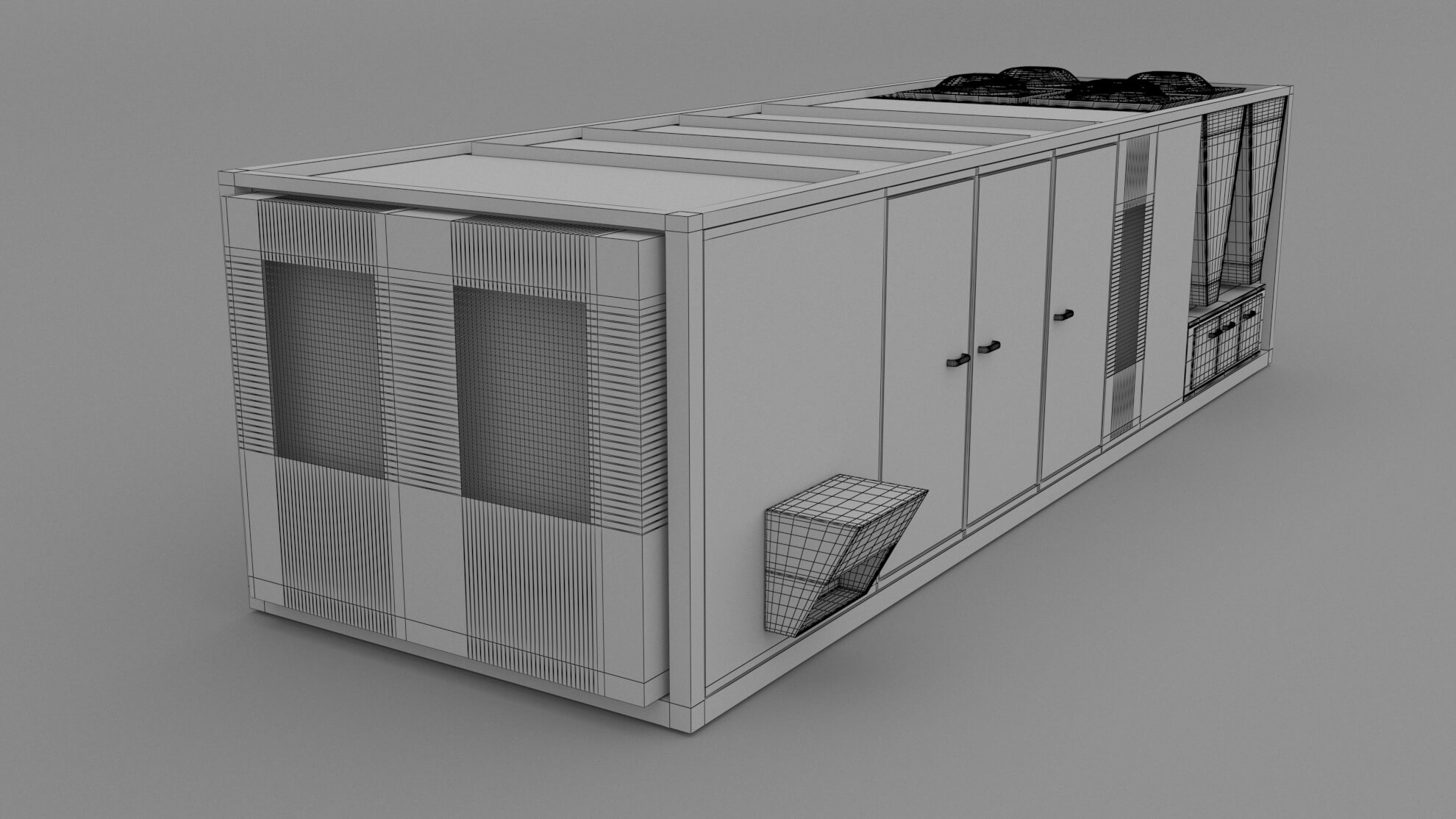 Air Conditioning Unit - 3D Model by ALPHA3DST