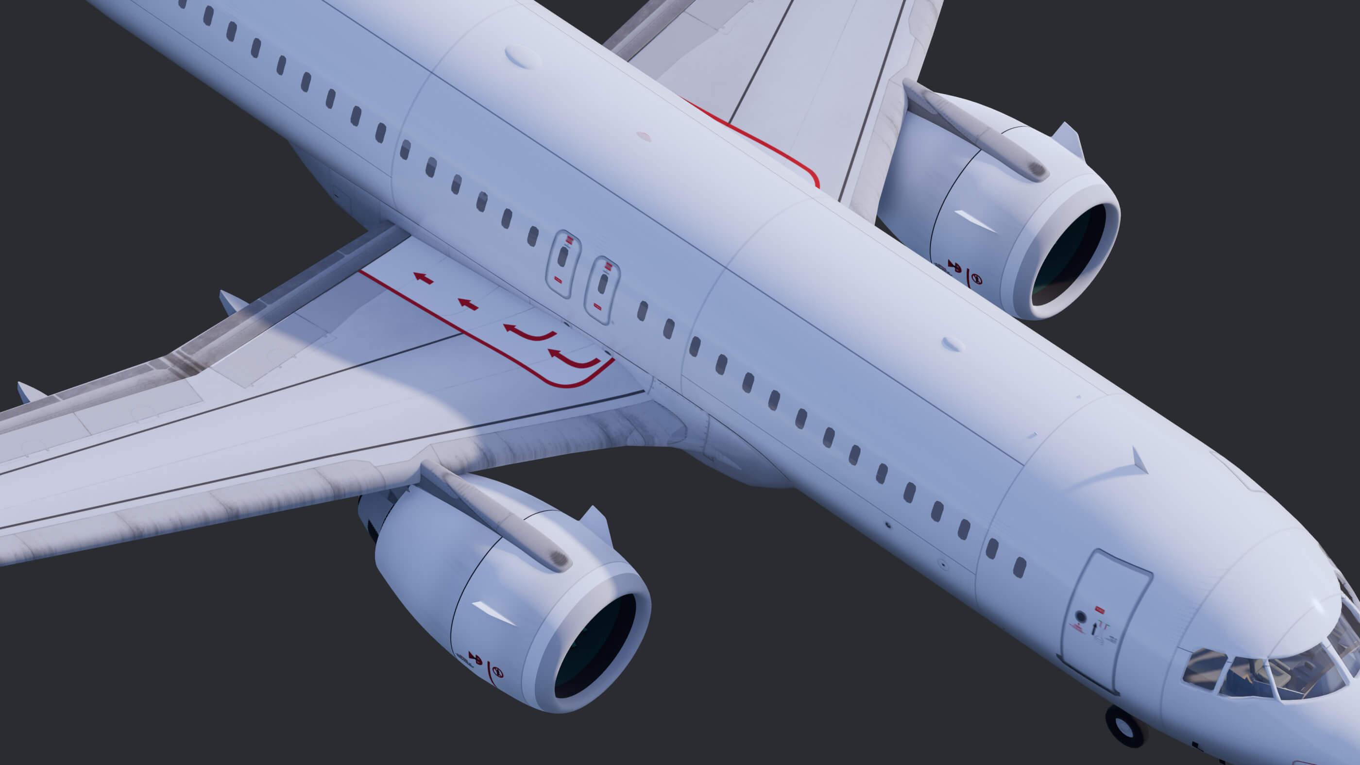 Airbus A320 Generic Airplane - 3D Model by ALPHA3DST