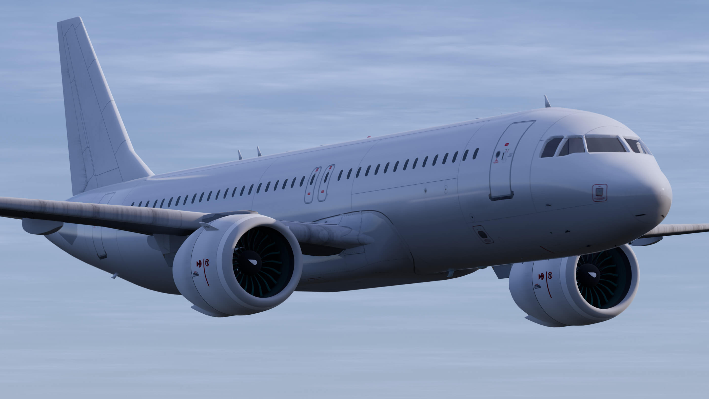 Airbus A320 Generic Airplane - 3D Model by ALPHA3DST