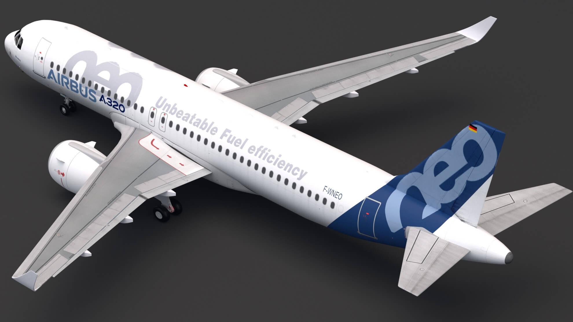 Airbus A320neo Airbus - 3D Model by ALPHA3DST