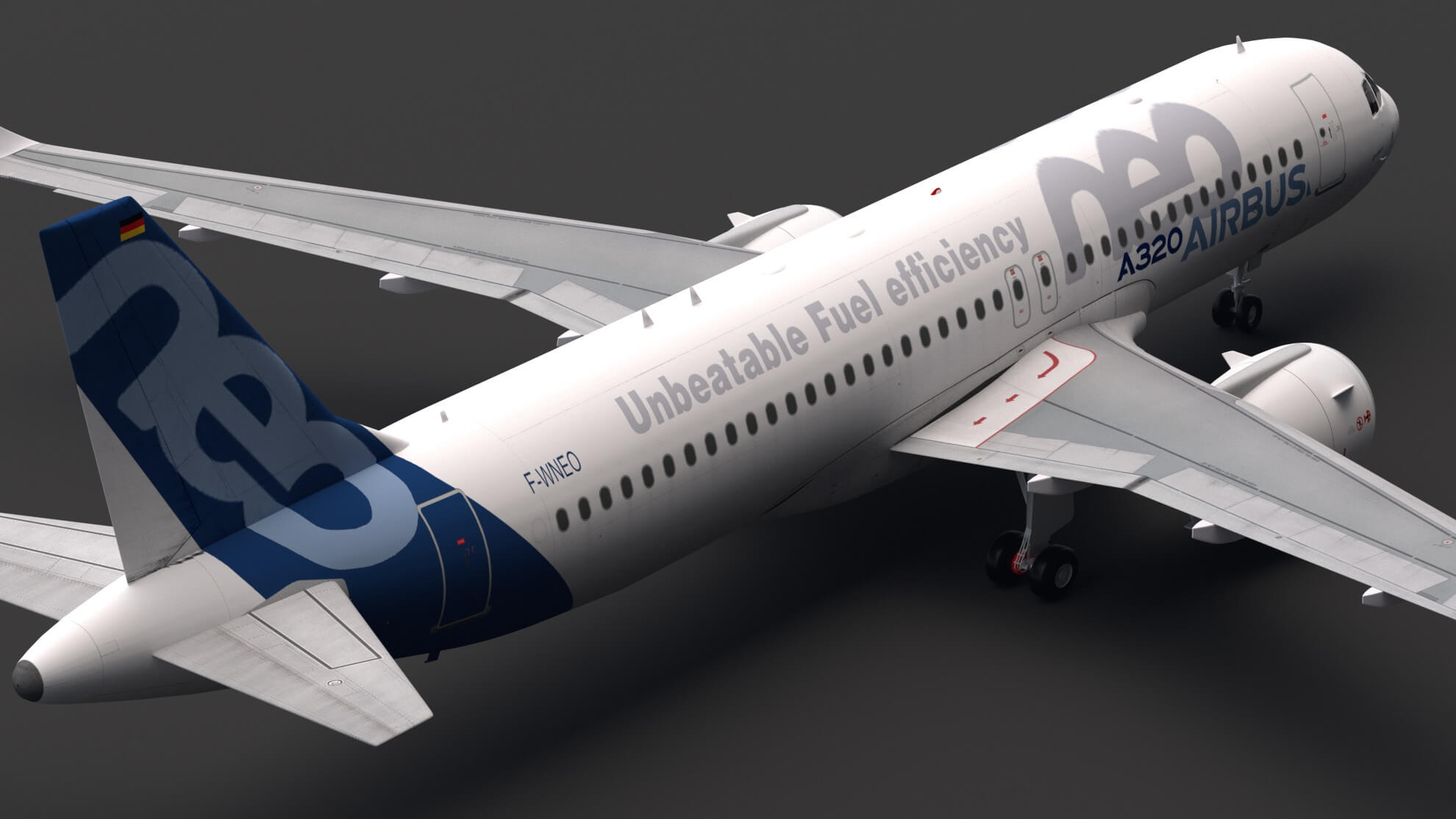 Airbus A320neo Airbus - 3D Model by ALPHA3DST