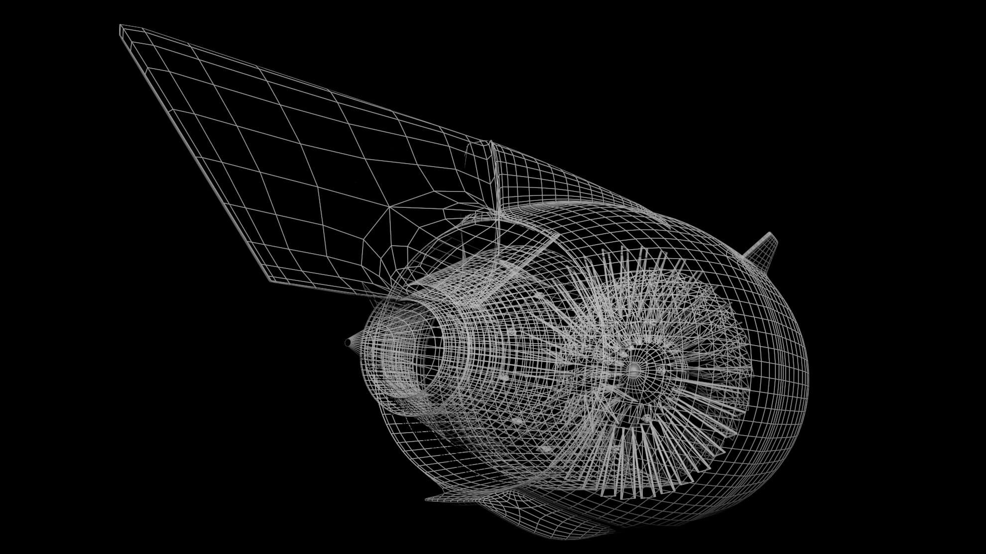 Airbus Jet Engine Cfm - 3D Model by ALPHA3DST