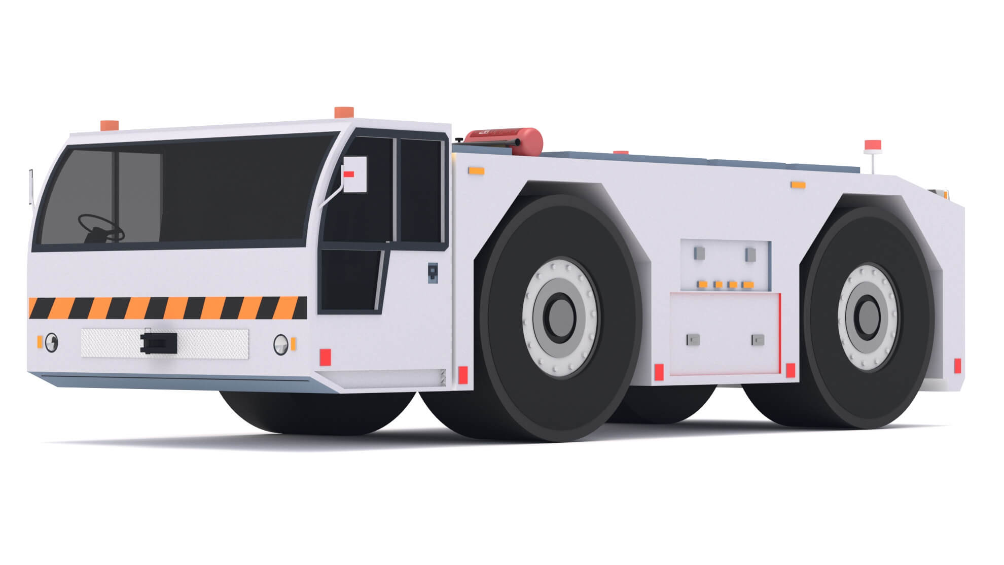 Aircraft Towing Tractor - 3D Model by ALPHA3DST