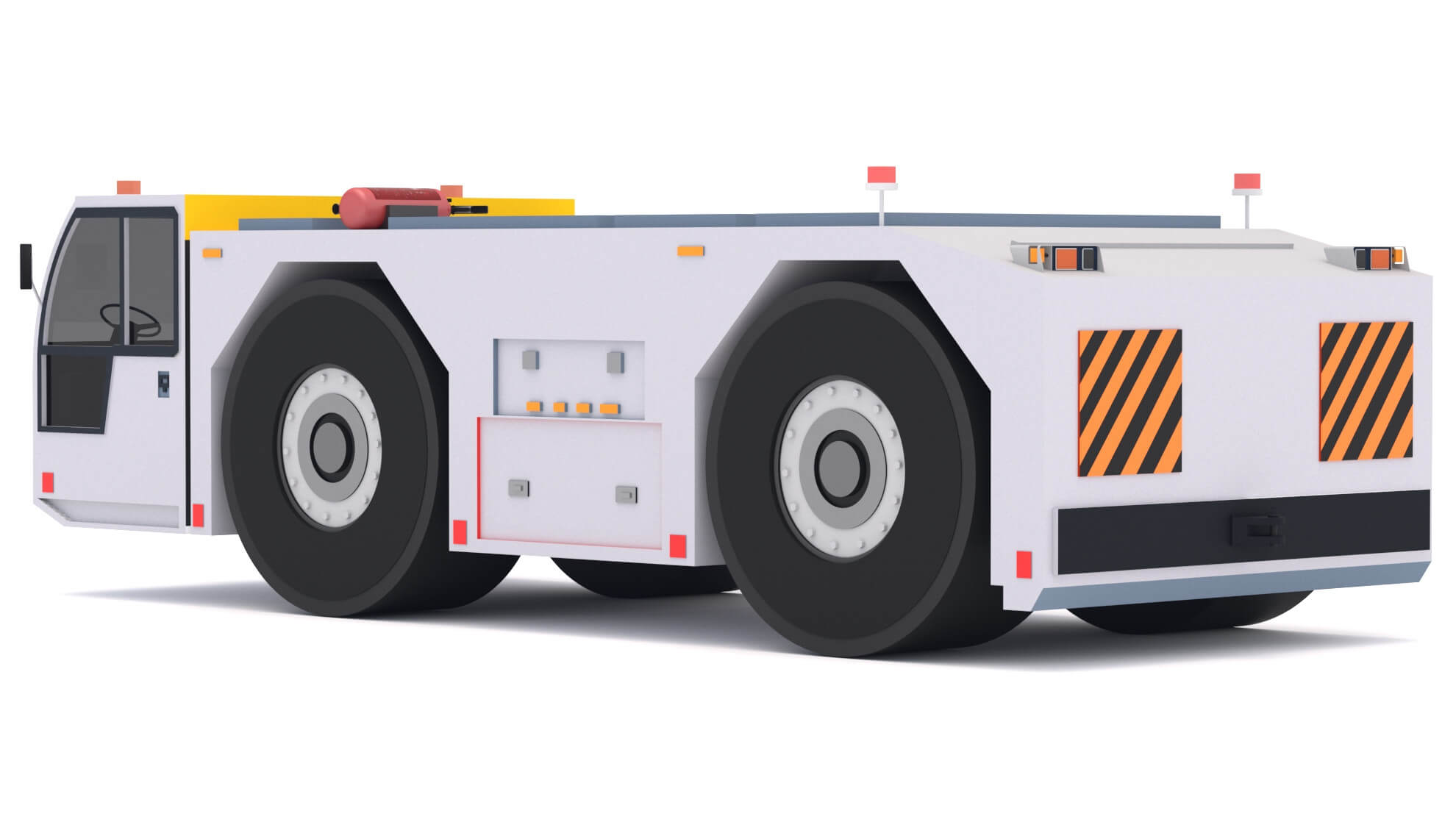 Aircraft Towing Tractor - 3D Model by ALPHA3DST