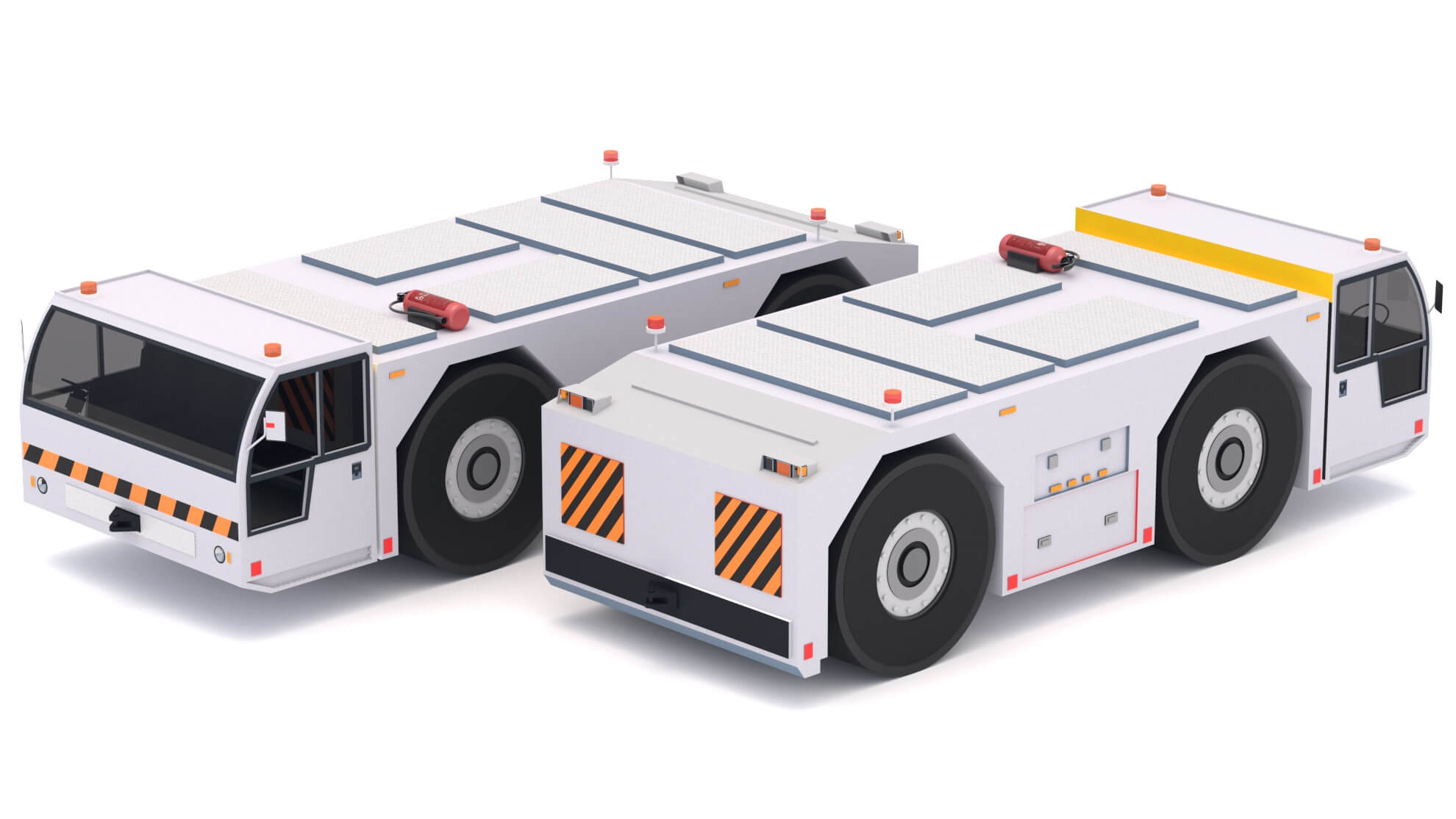 Aircraft Towing Tractor - 3D Model by ALPHA3DST