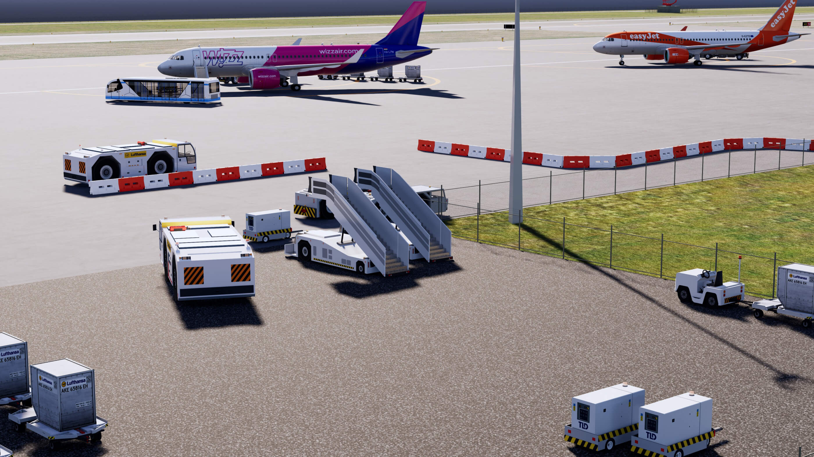 Airport Collection With Airplanes - 3D Model by ALPHA3DST