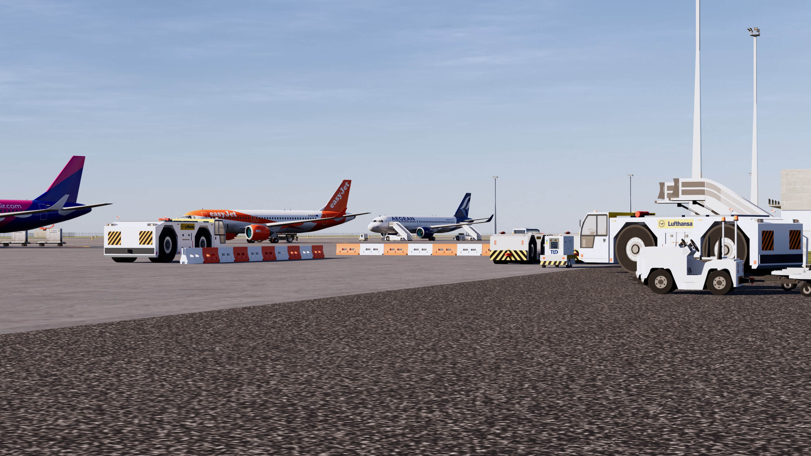 Airport Collection With Airplanes - 3D Model by ALPHA3DST