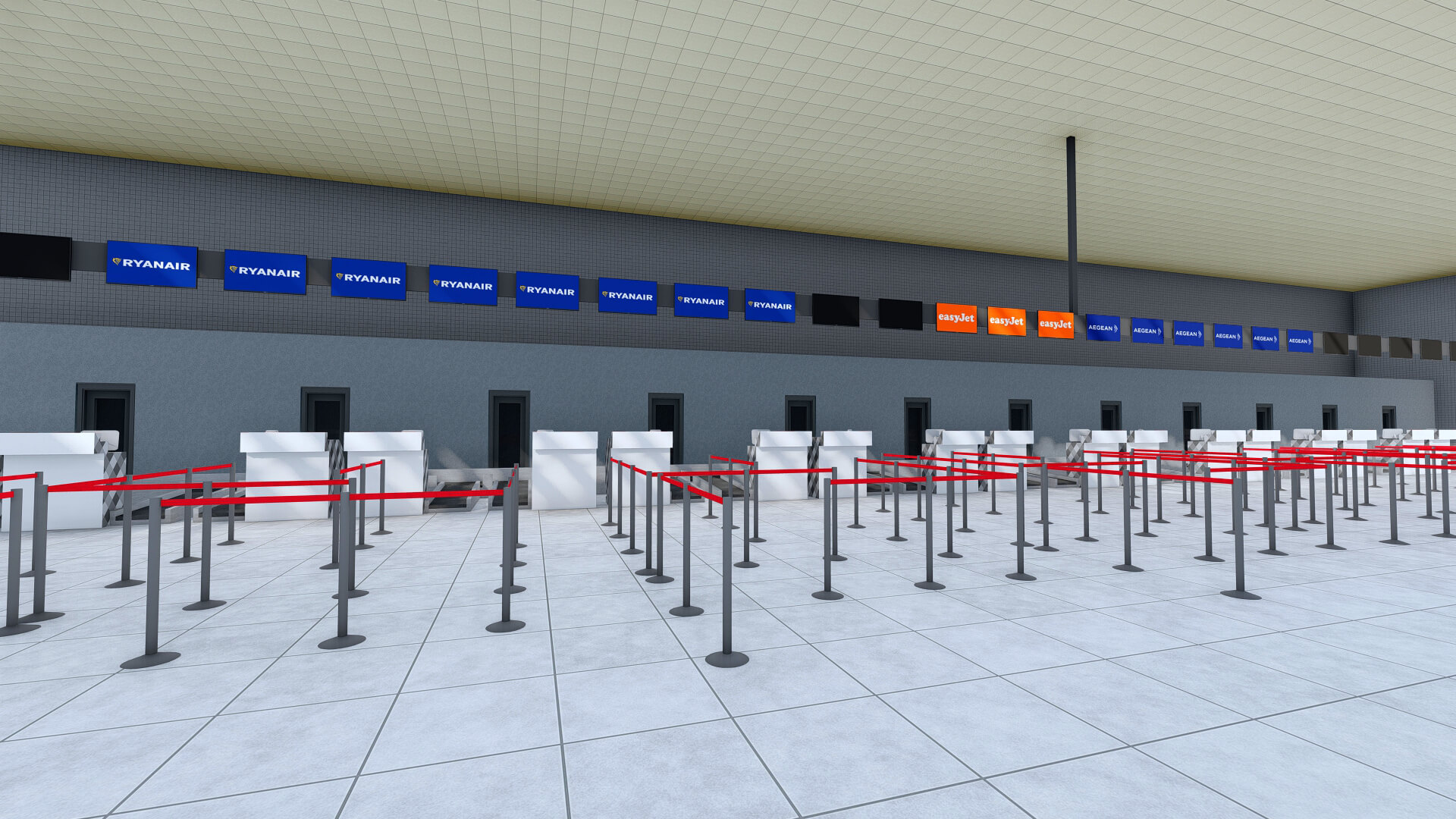 Airport Collection With Interior - 3D Model by ALPHA3DST