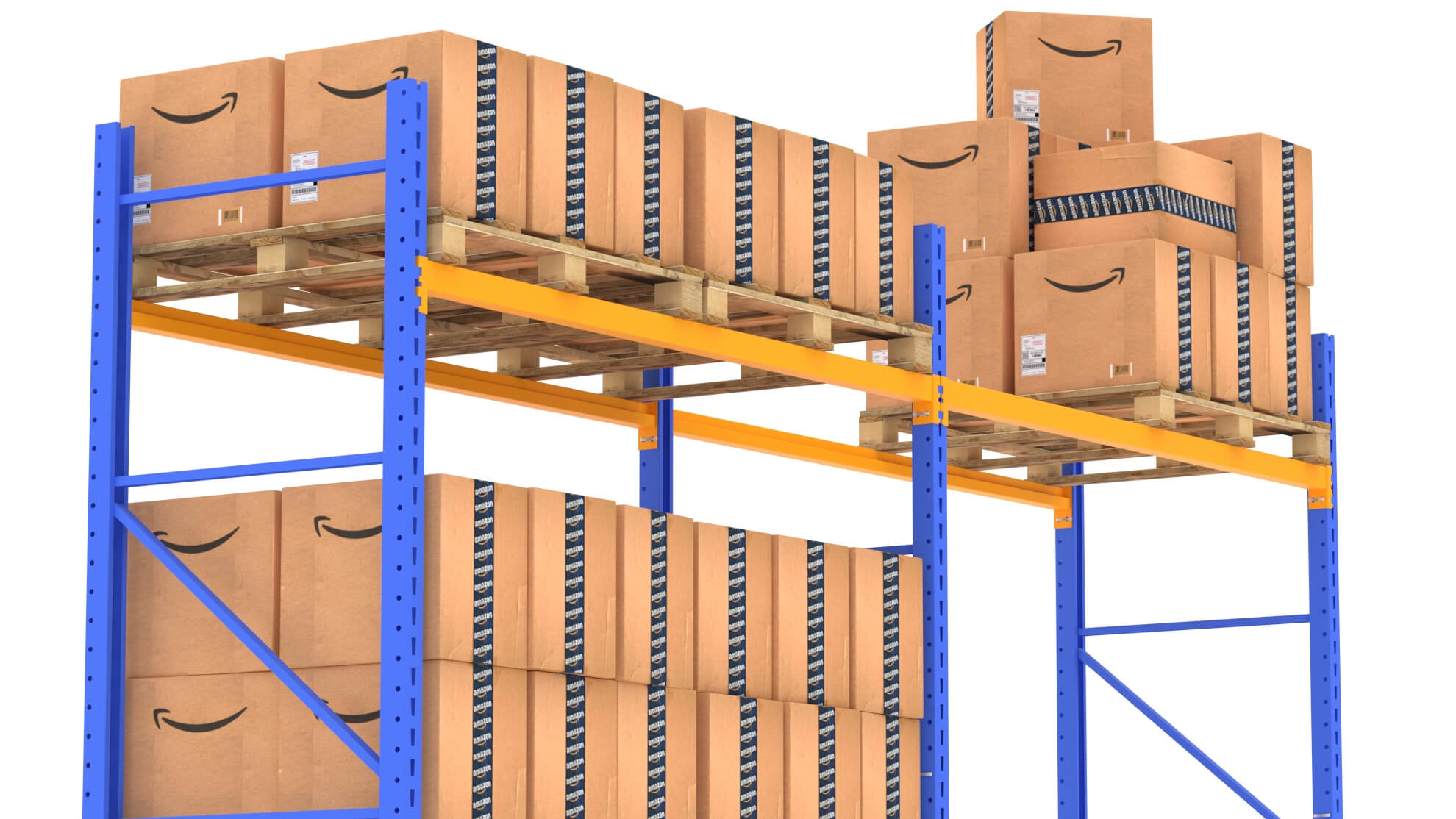 Amazon Warehouse Rack - 3D Model by ALPHA3DST