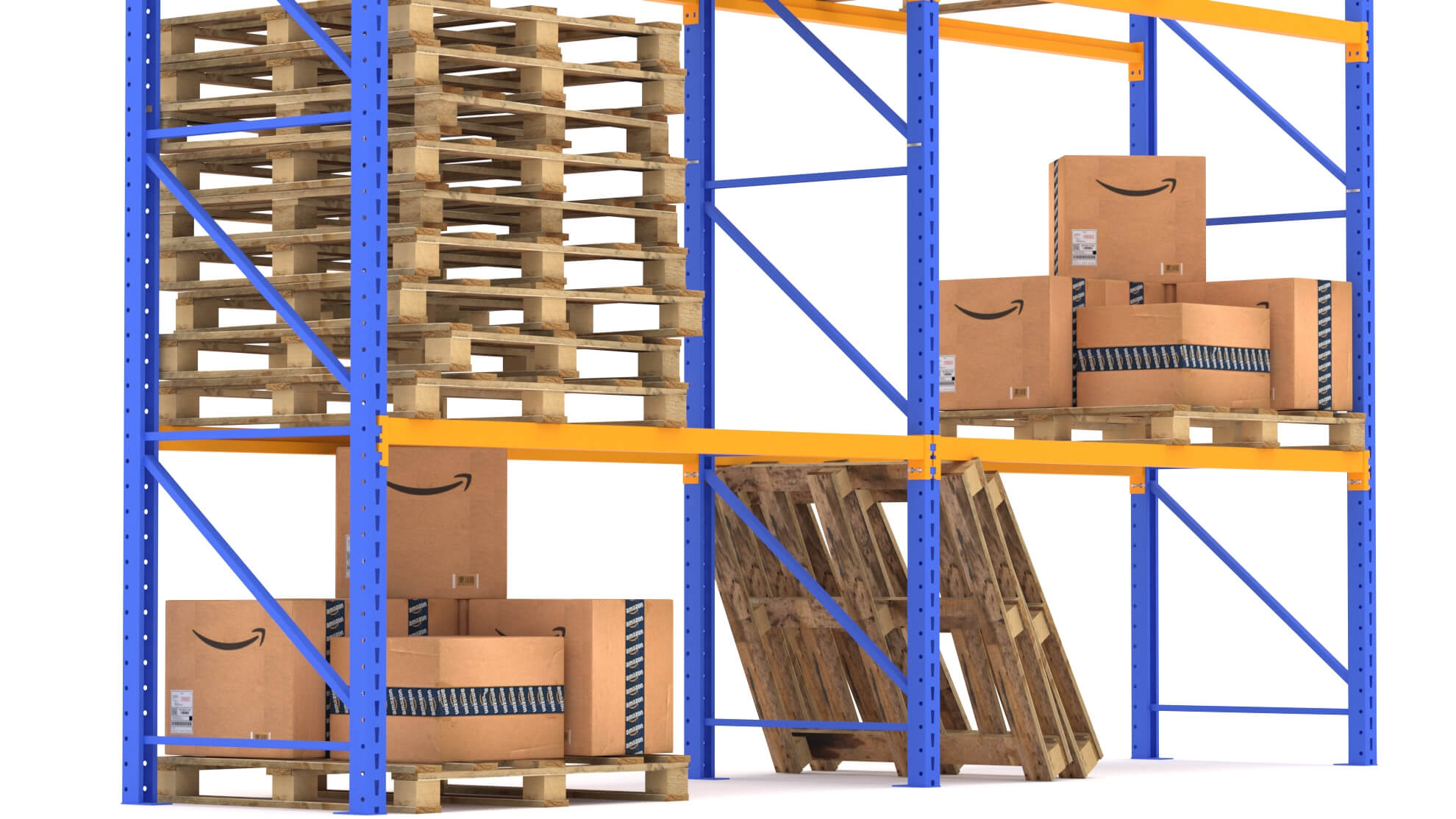 Amazon Warehouse Rack - 3D Model by ALPHA3DST