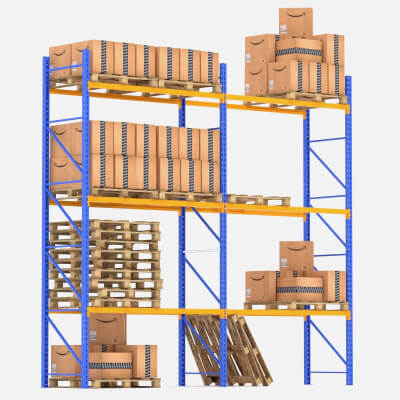 Amazon Warehouse Rack - 3D Model by ALPHA3DST