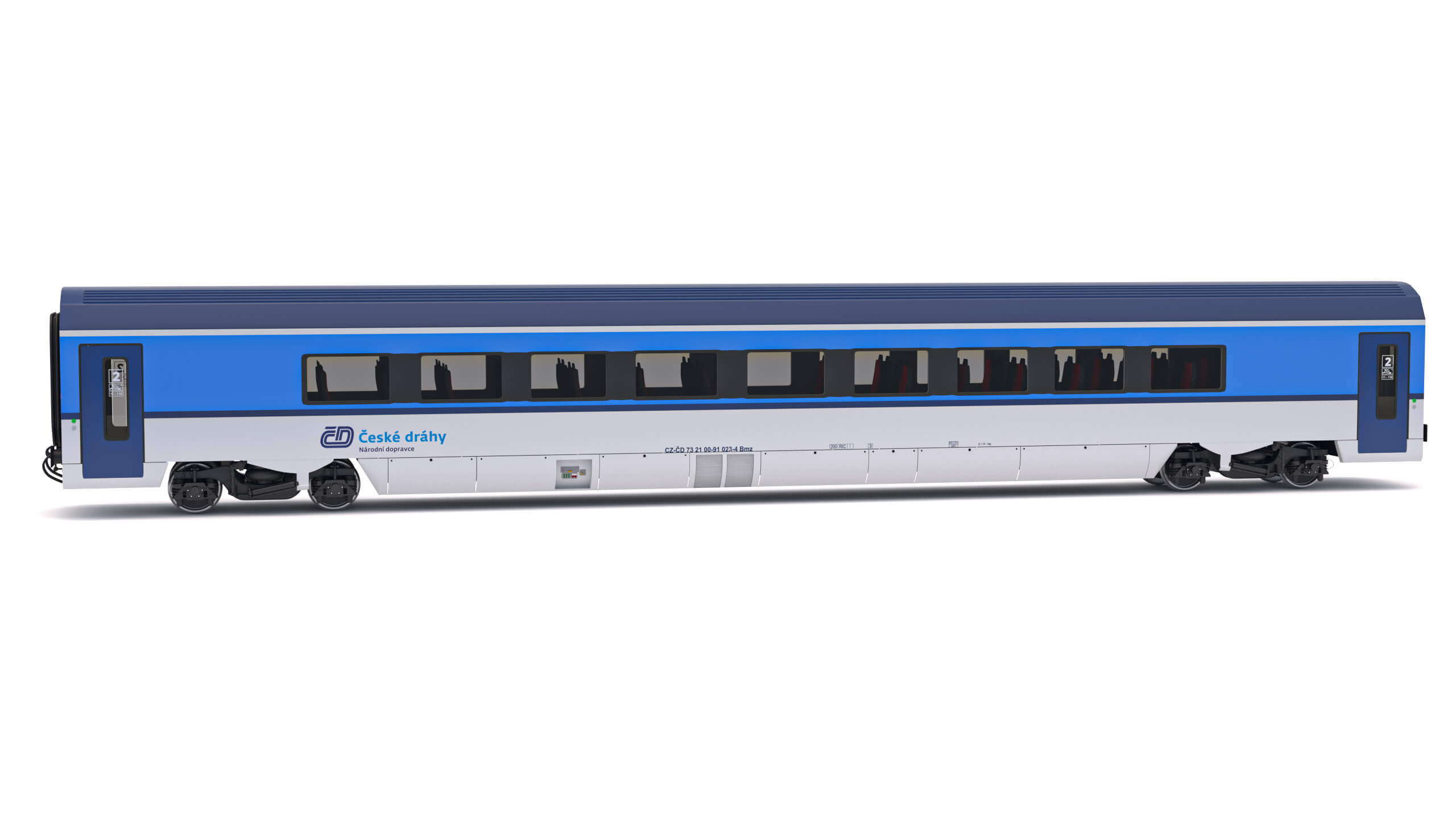 Ampz Rail Wagon Ceske Drahy 1 - 3D Model by ALPHA3DST