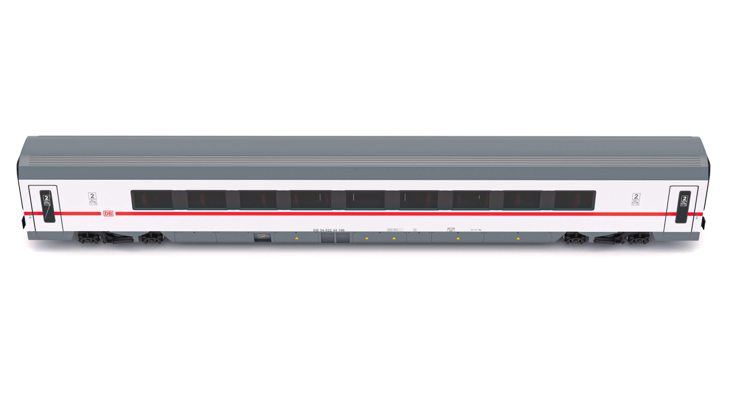 Ampz Rail Wagon DB - 3D Model by ALPHA3DST