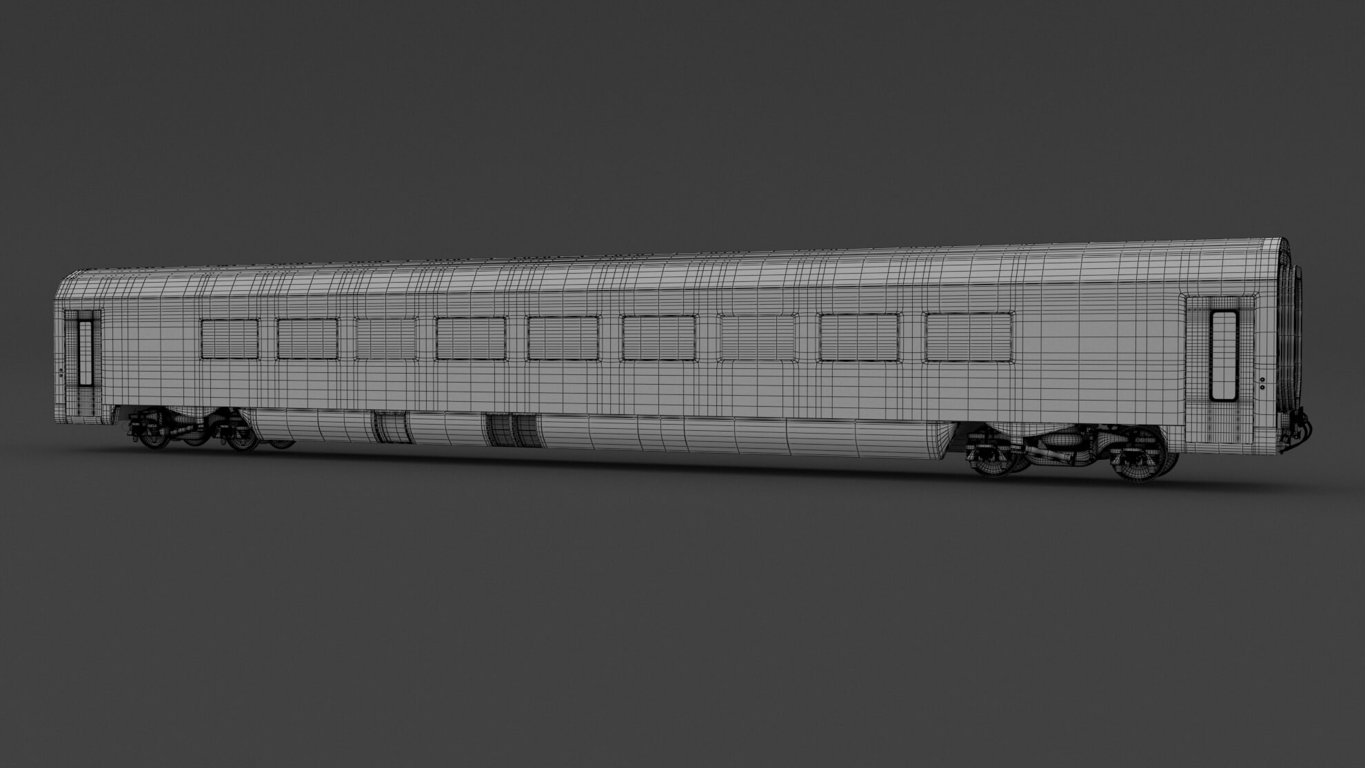 Ampz Rail Wagon Obb Nightjet 2 - 3D Model by ALPHA3DST