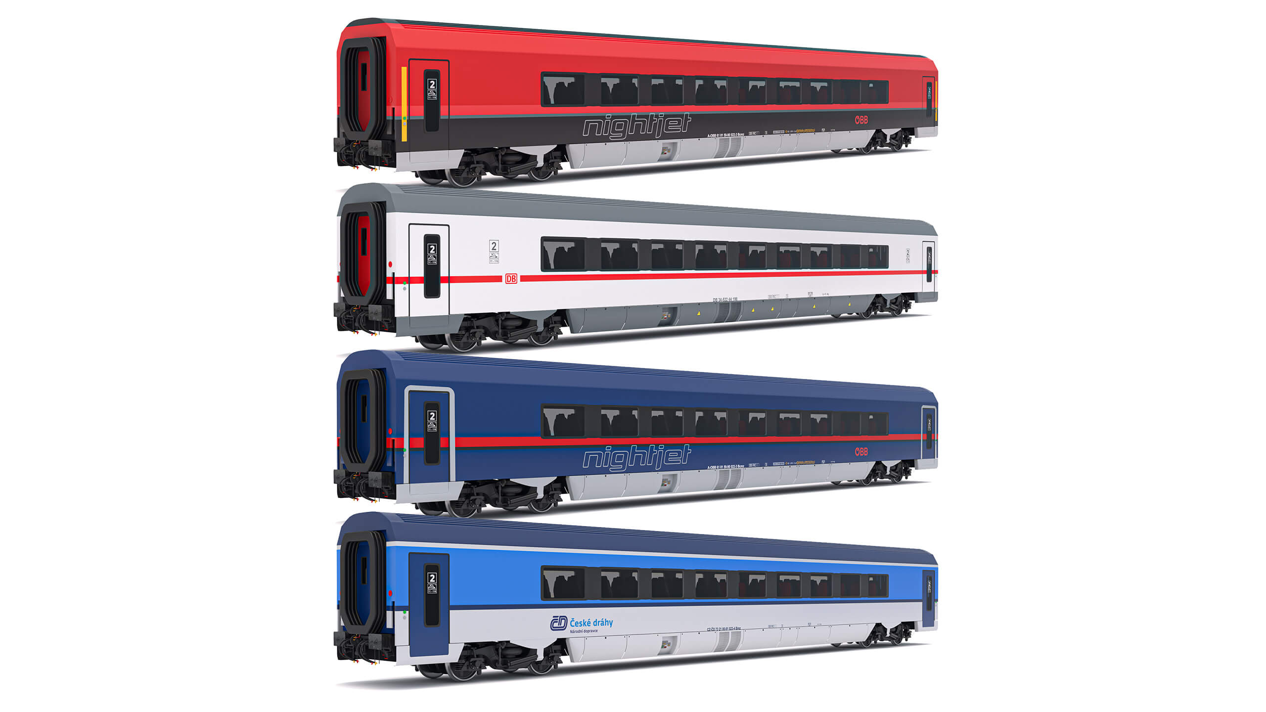 Ampz Rail Wagon Set - 3D Model by ALPHA3DST