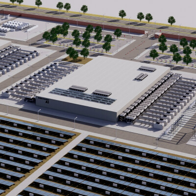 Apple Data Center Building With Interior - 3D Model by ALPHA3DST