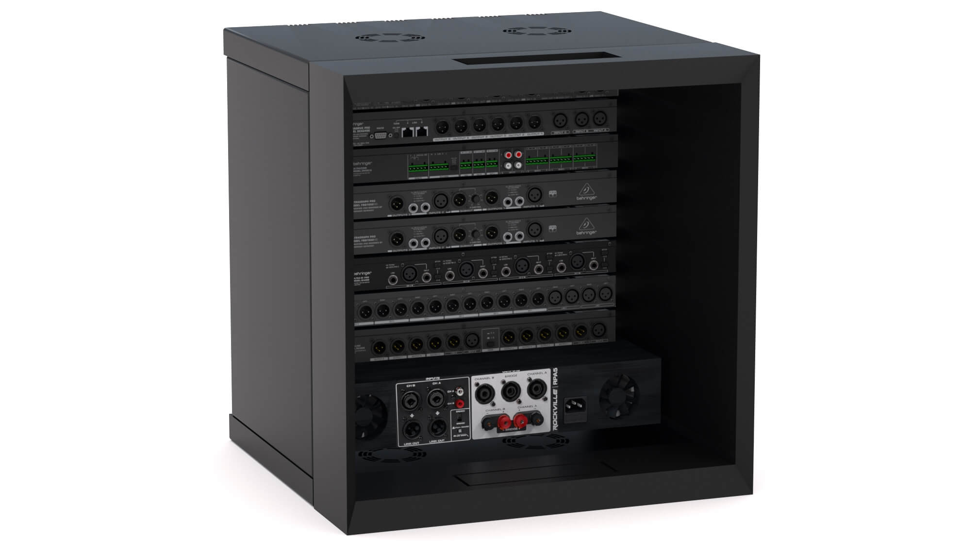 Audio Studio Rack - 3D Model by ALPHA3DST