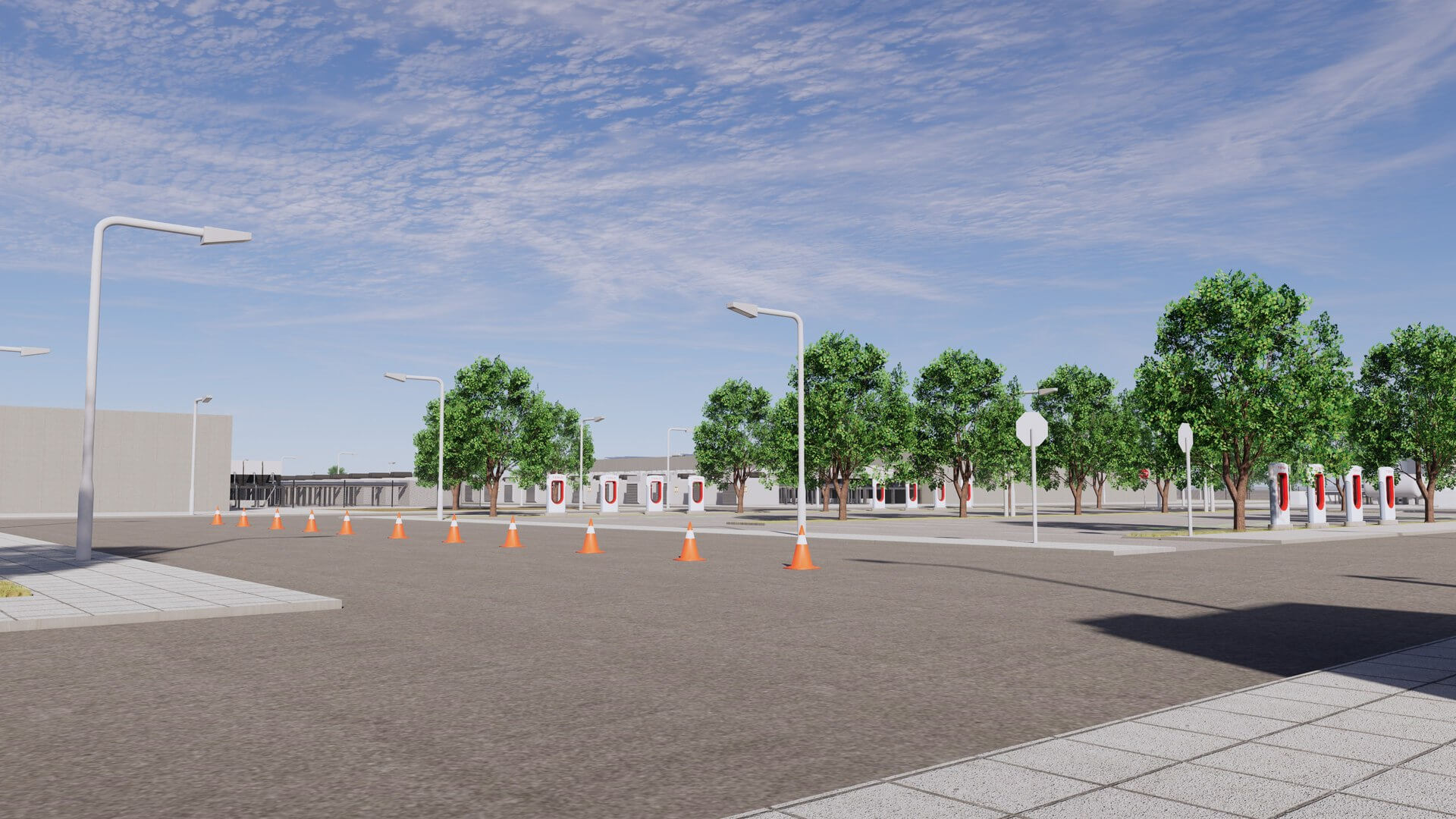 Aws Amazon Data Center Building With Interior - 3D Model by ALPHA3DST