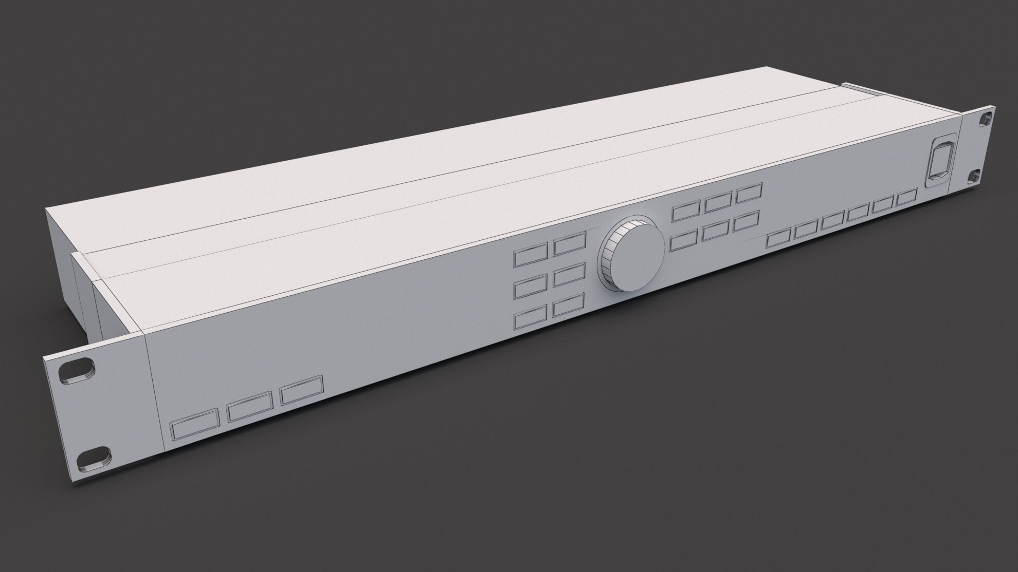 Behringer Dcx2496 Audio Processor - 3D Model by ALPHA3DST