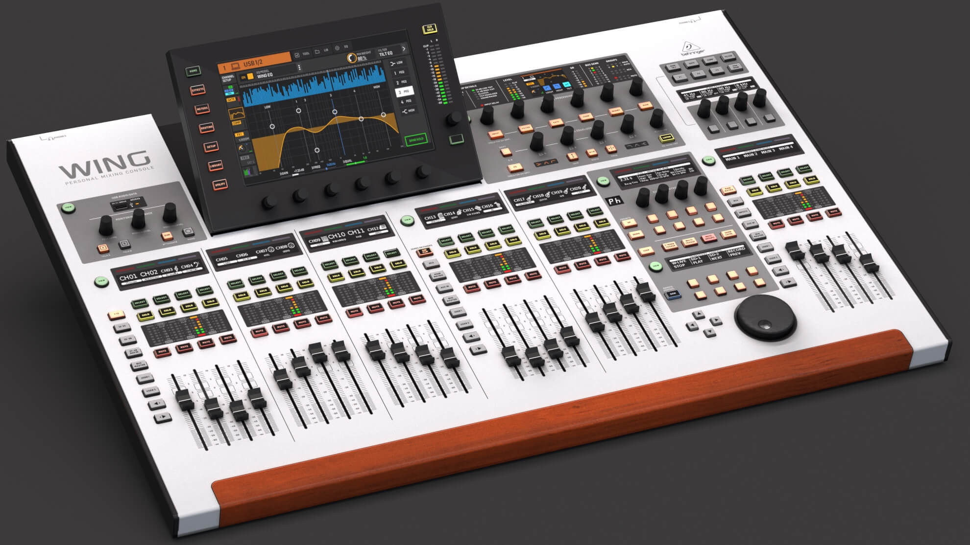 Behringer Wing Studio Mixing Console - 3D Model by ALPHA3DST