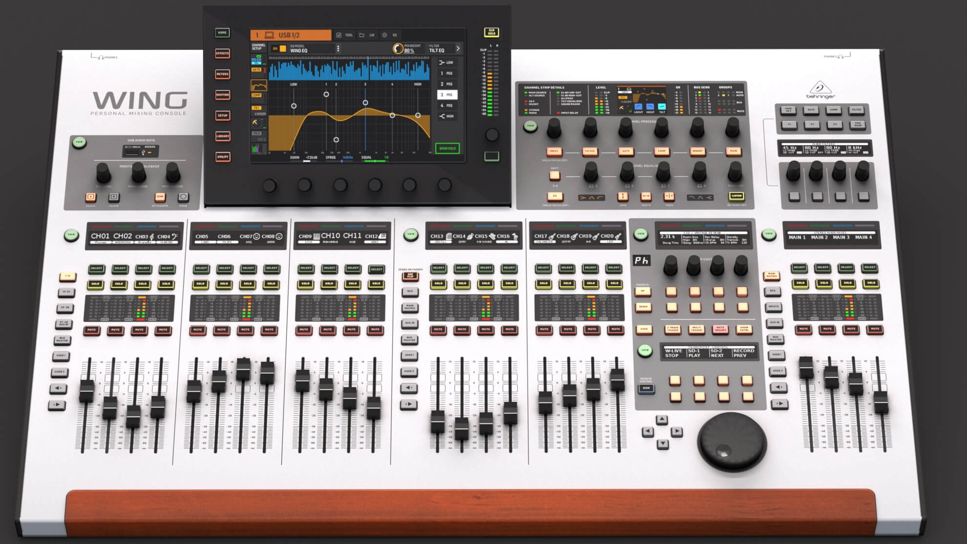 Behringer Wing Studio Mixing Console - 3D Model by ALPHA3DST