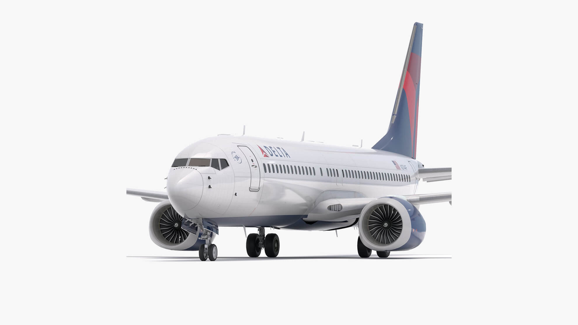 Boeing 737-800 Max Delta Airlines 3D Model by ALPHA3DST