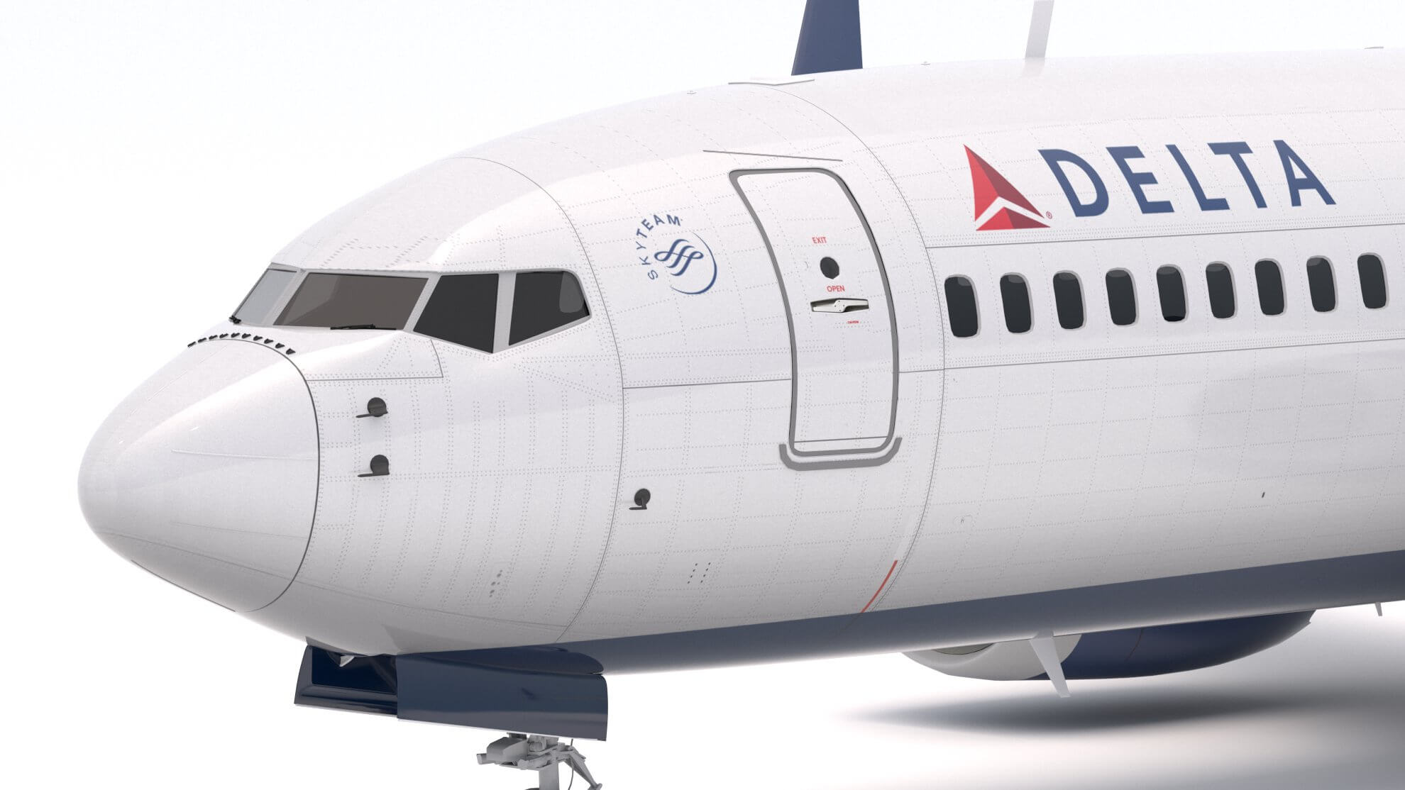 Boeing 737-800 Max Delta Airlines 3D Model by ALPHA3DST