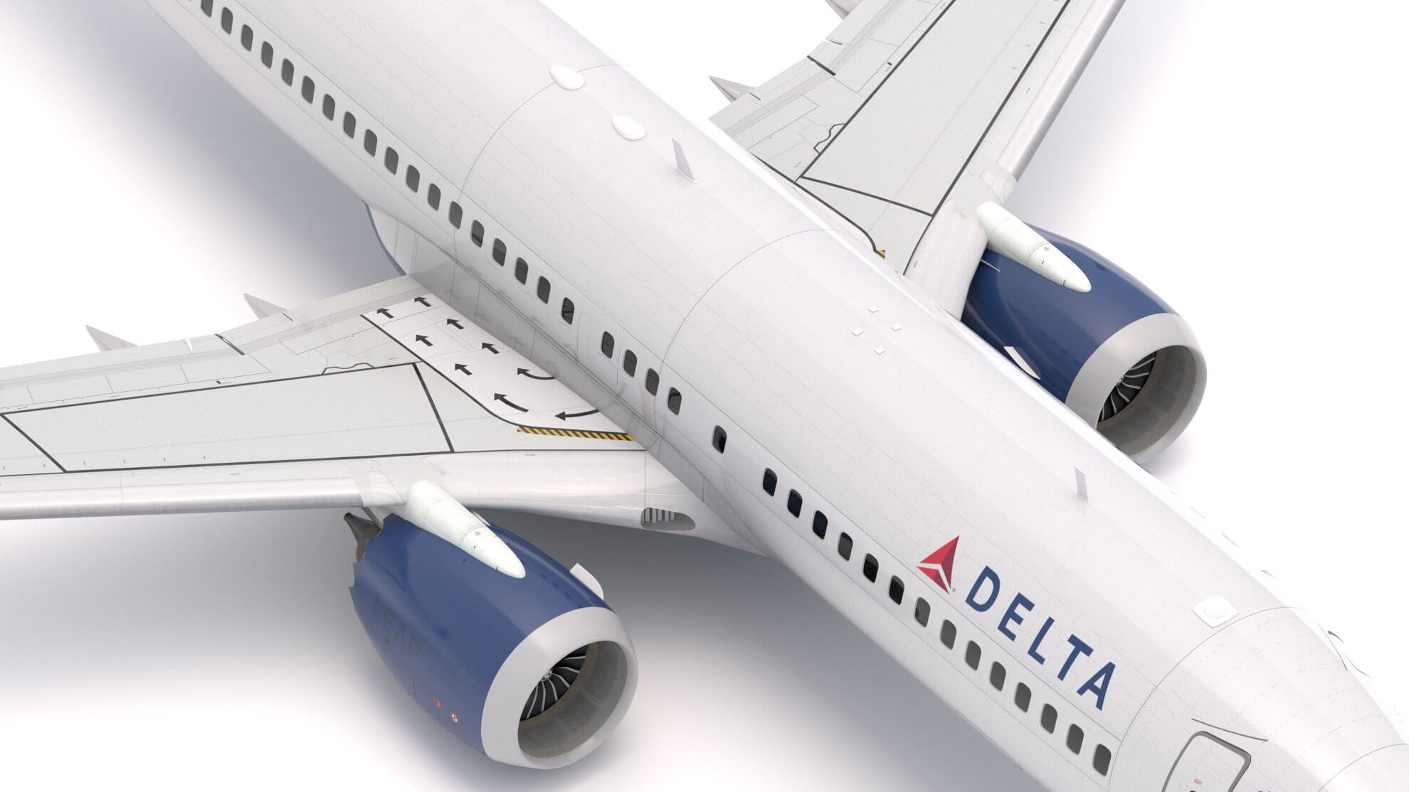 Boeing 737-800 Max Delta Airlines 3D Model by ALPHA3DST