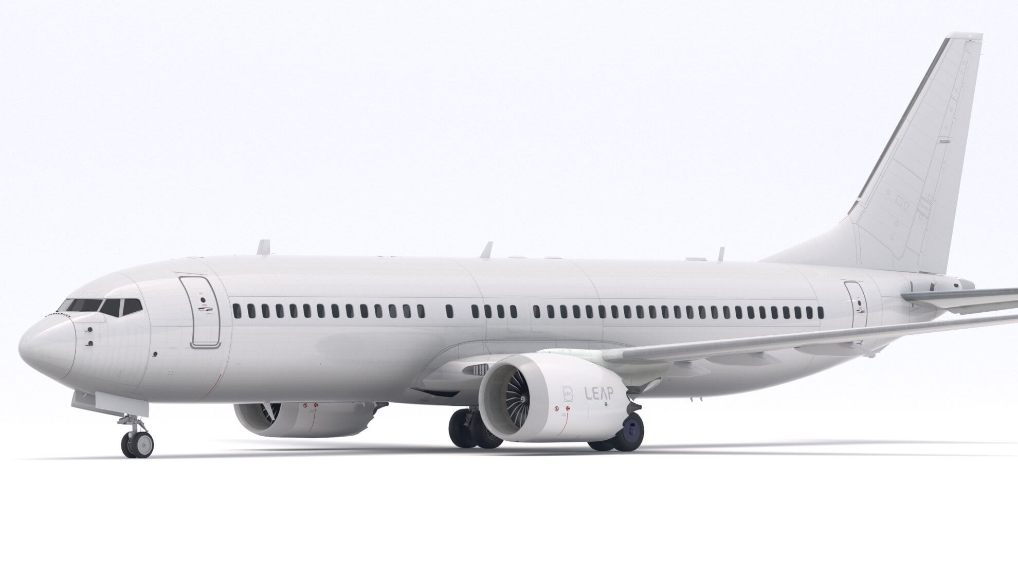Boeing 737-800 Max Generic 3D Model by ALPHA3DST