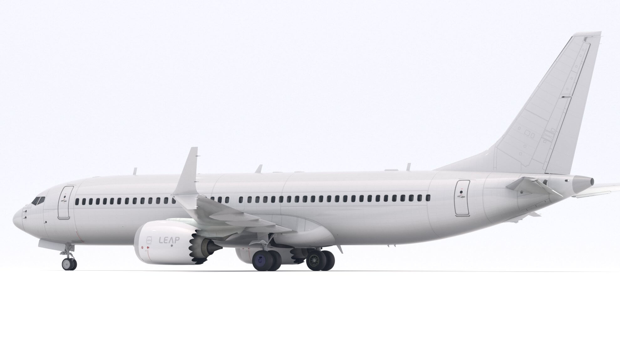 Boeing 737-800 Max Generic 3D Model by ALPHA3DST