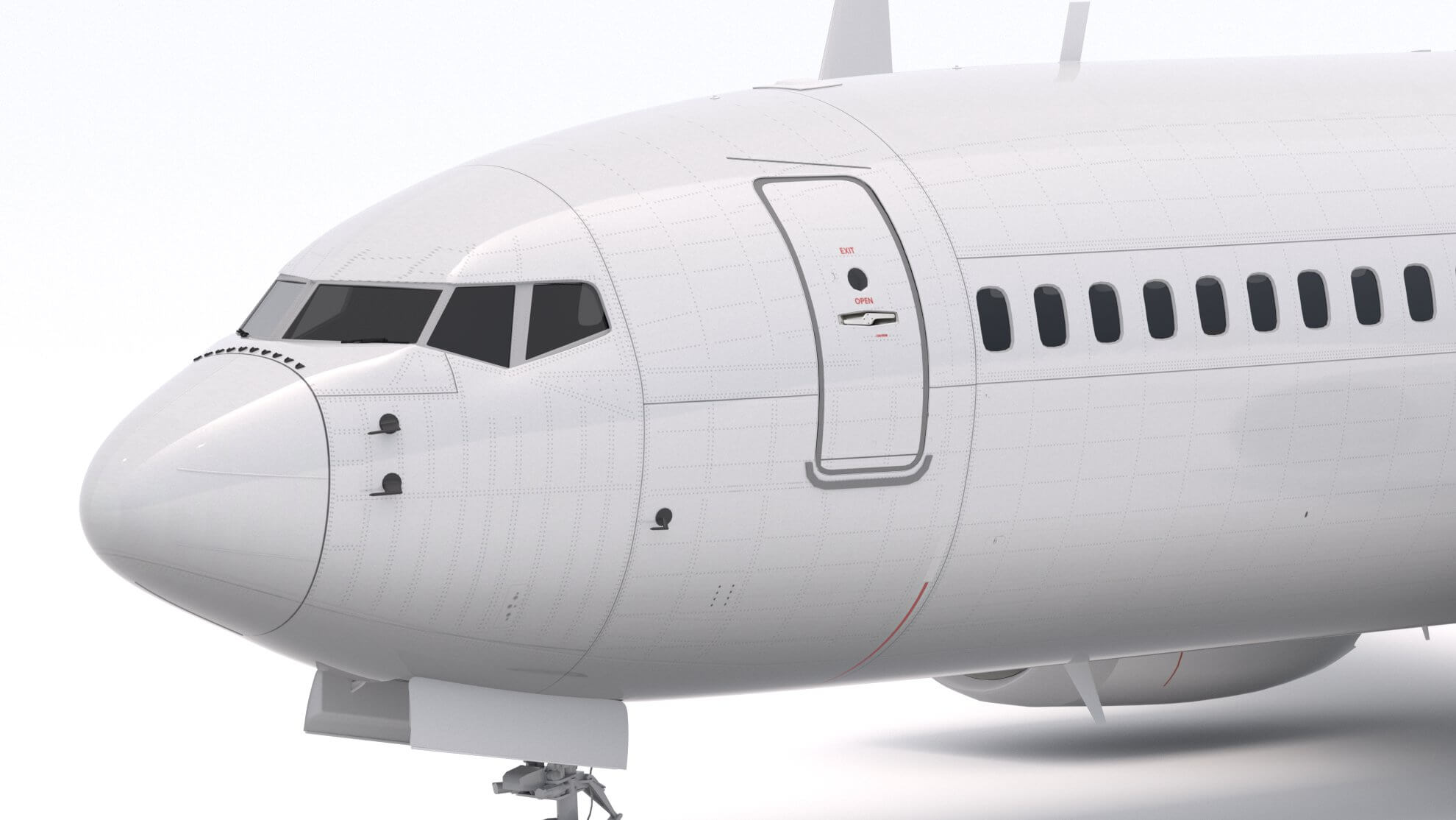 Boeing 737-800 Max Generic 3D Model by ALPHA3DST