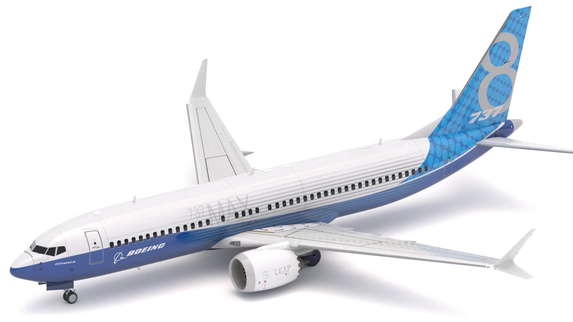 Boeing 737-800 Max House Livery 3D Model by ALPHA3DST