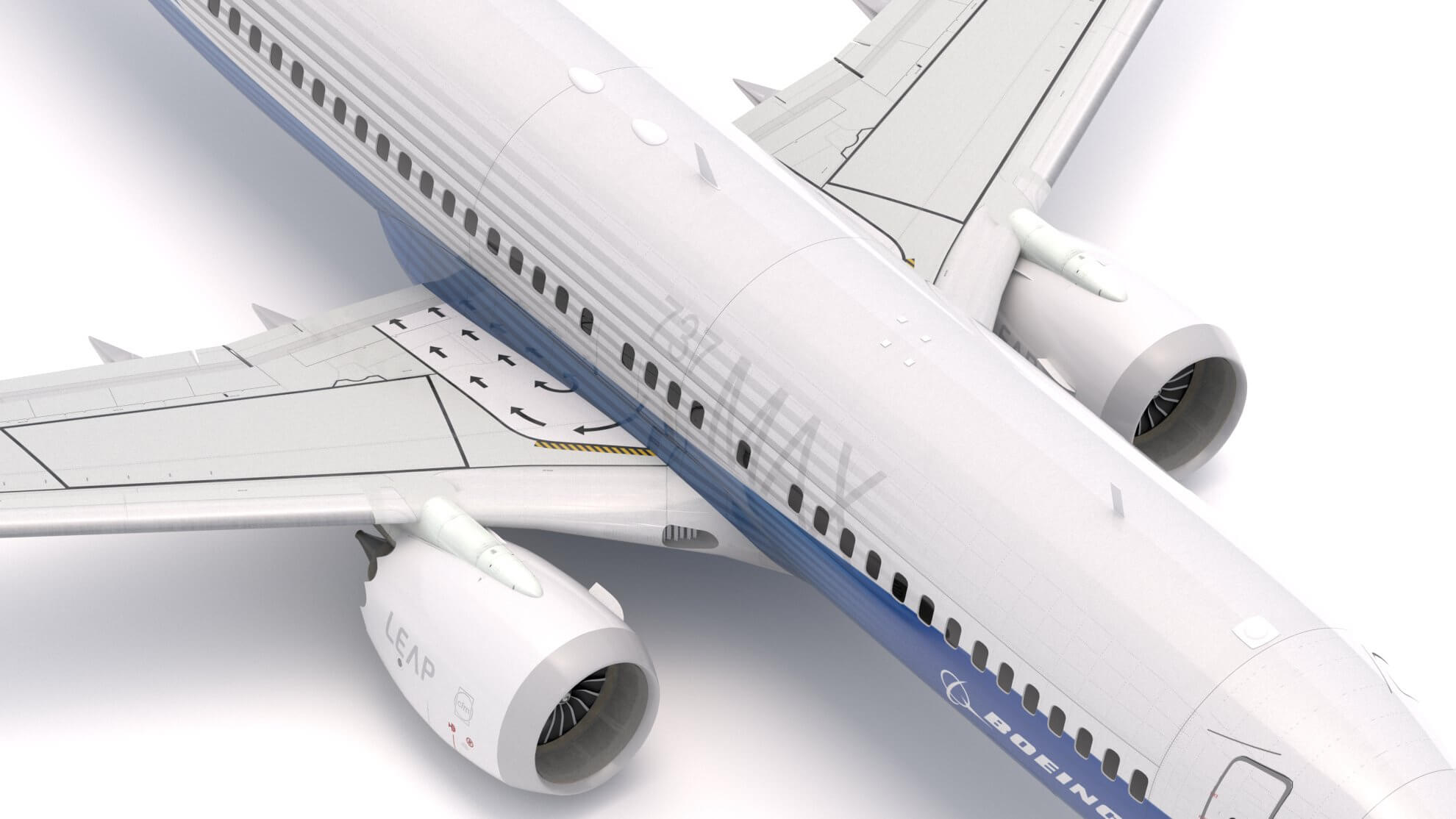 Boeing 737-800 Max House Livery 3D Model by ALPHA3DST