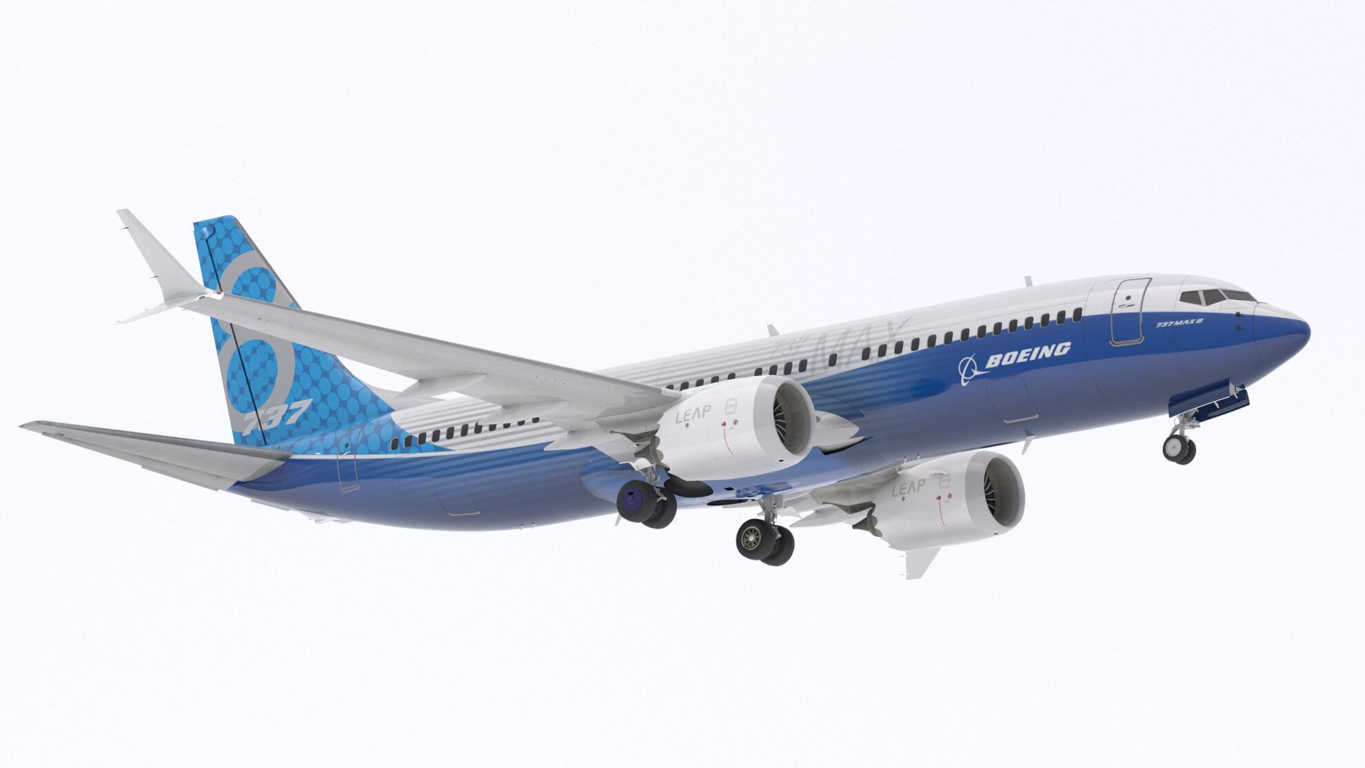 Boeing 737-800 Max House Livery 3D Model by ALPHA3DST
