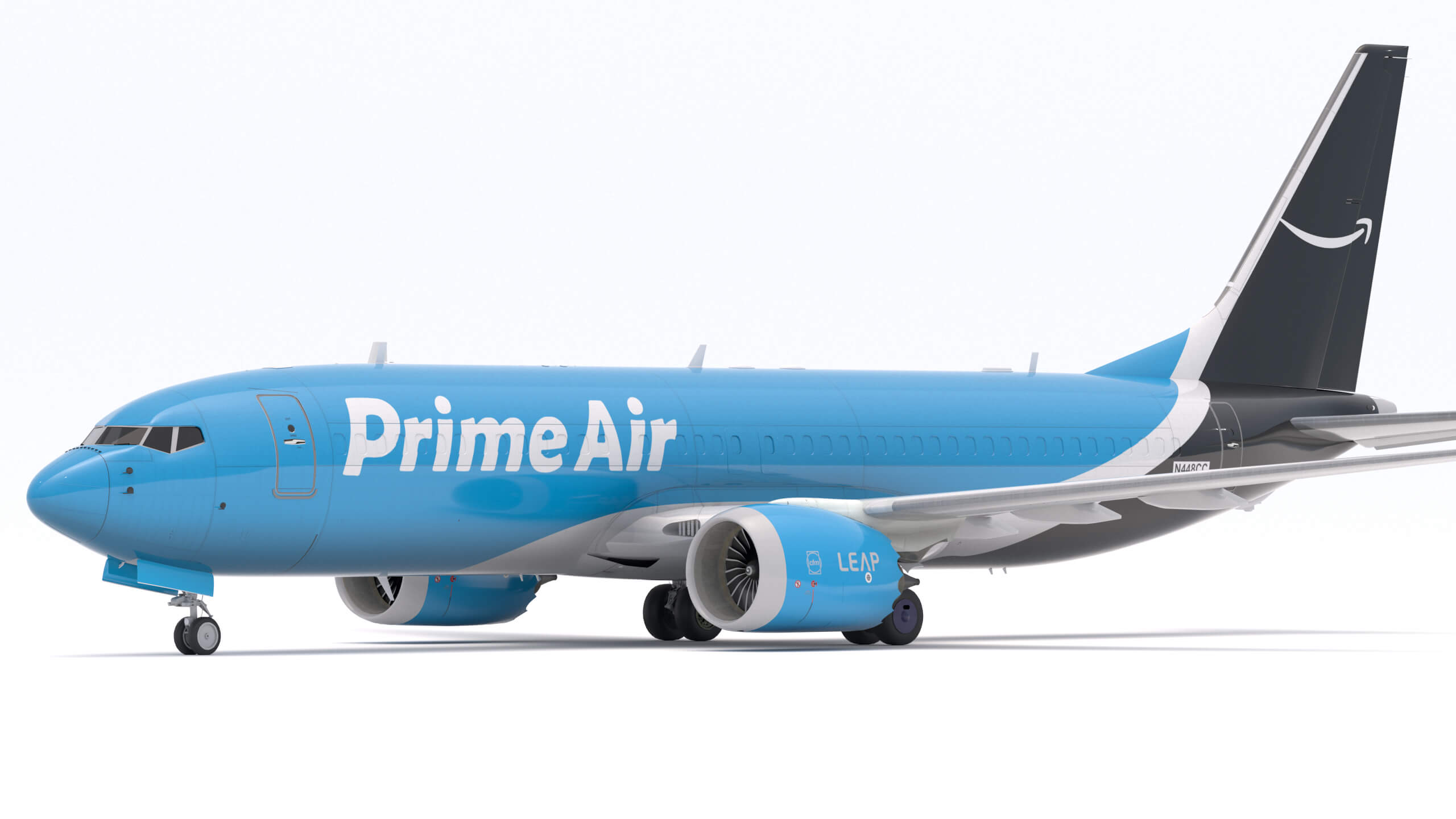 Boeing 737-800 Max Prime Air Amazon 3D Model by ALPHA3DST