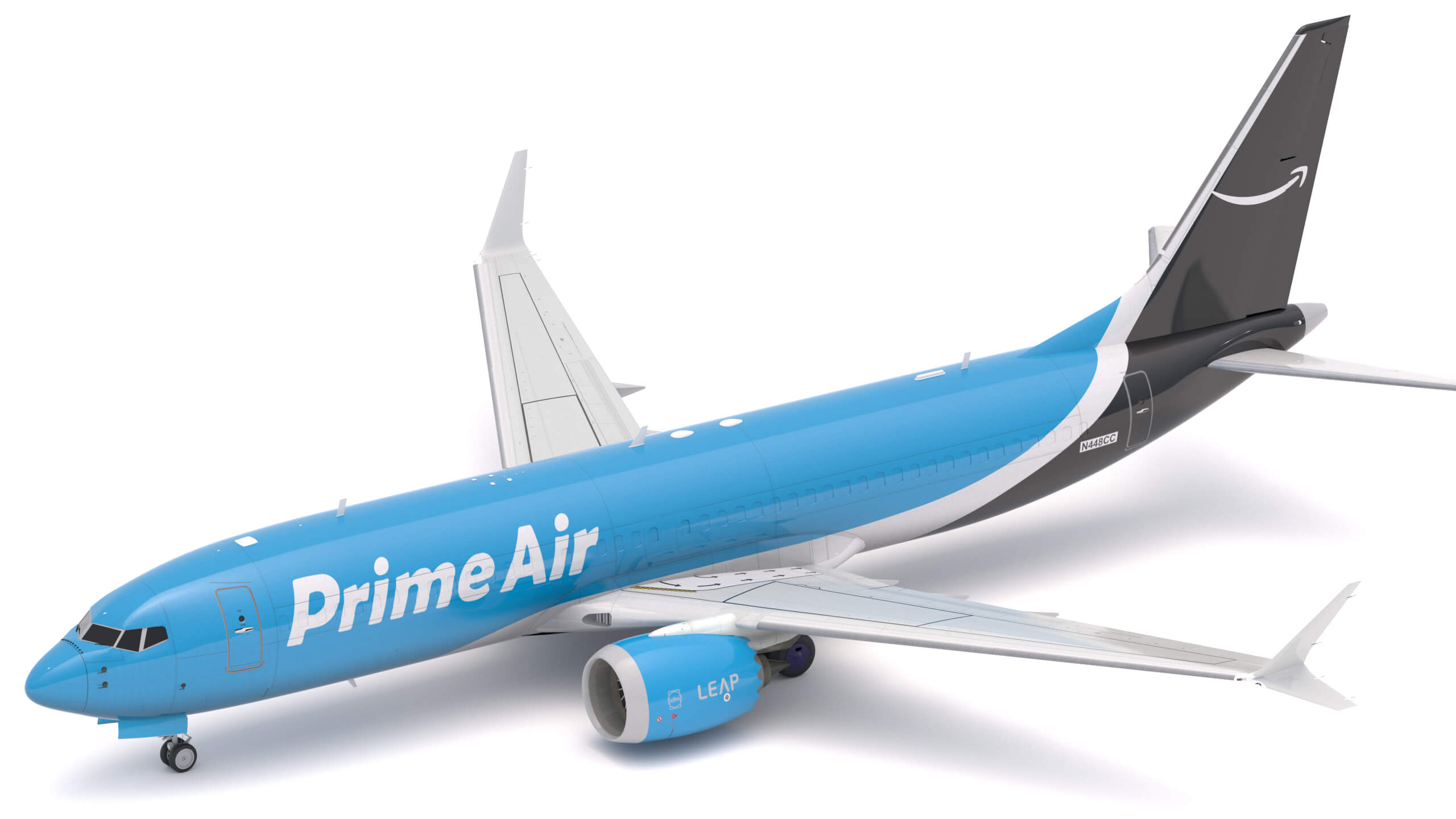 Boeing 737-800 Max Prime Air Amazon 3D Model by ALPHA3DST