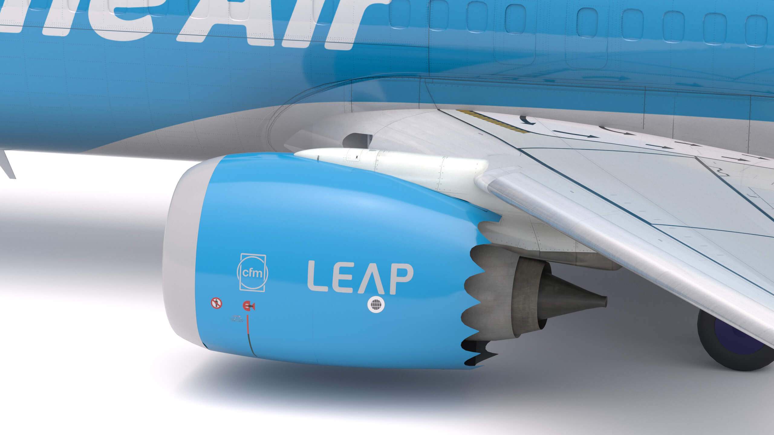 Boeing 737-800 Max Prime Air Amazon 3D Model by ALPHA3DST