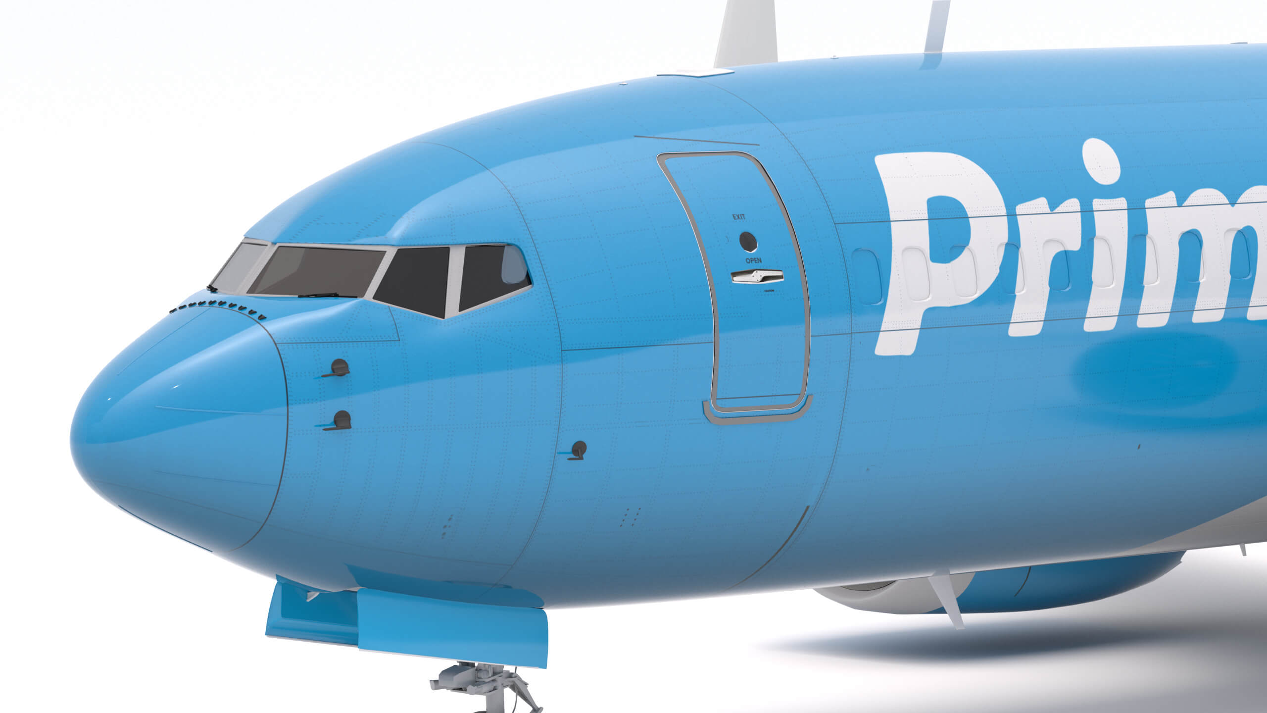 Boeing 737-800 Max Prime Air Amazon 3D Model by ALPHA3DST