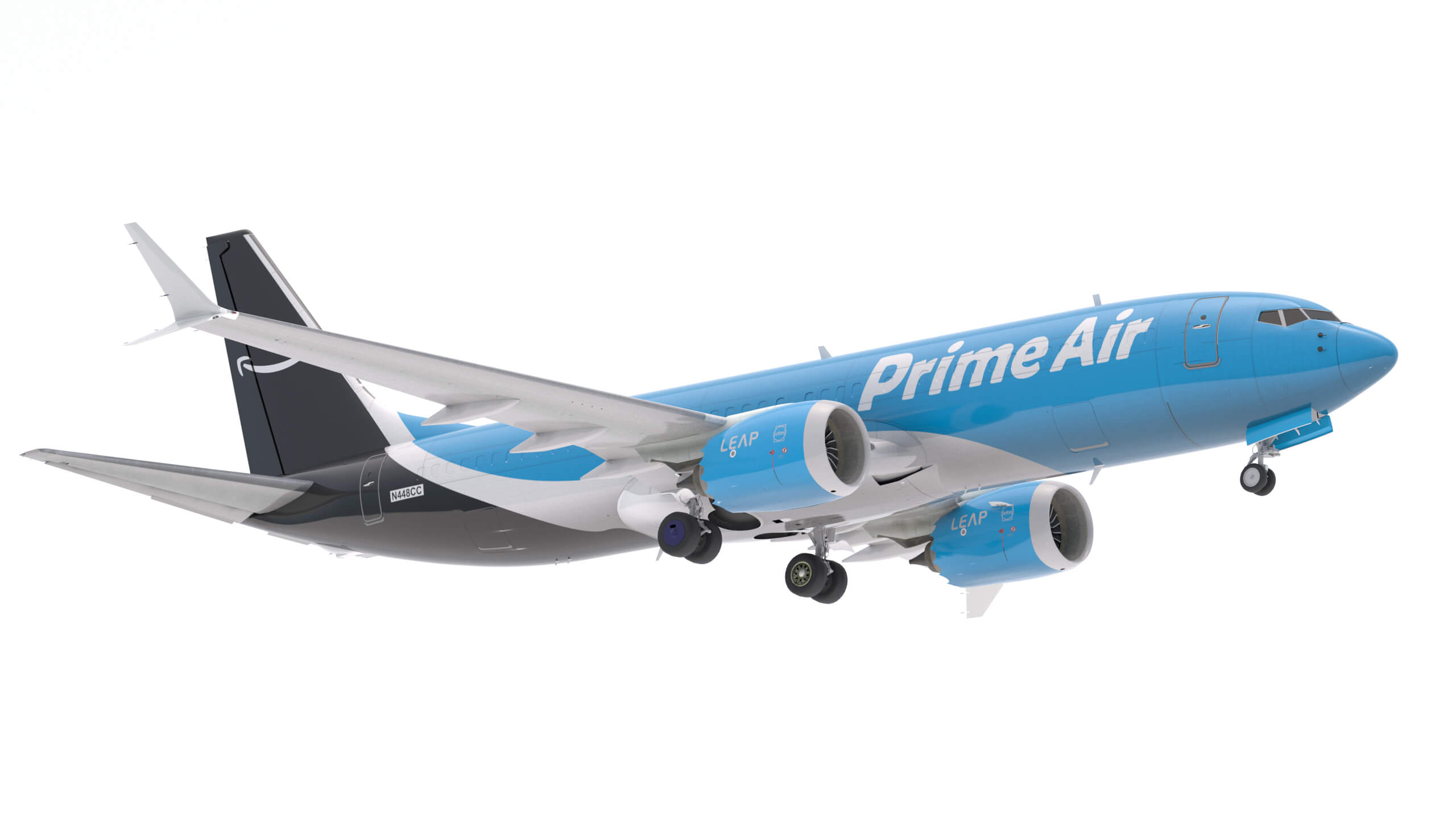 Boeing 737-800 Max Prime Air Amazon 3D Model by ALPHA3DST
