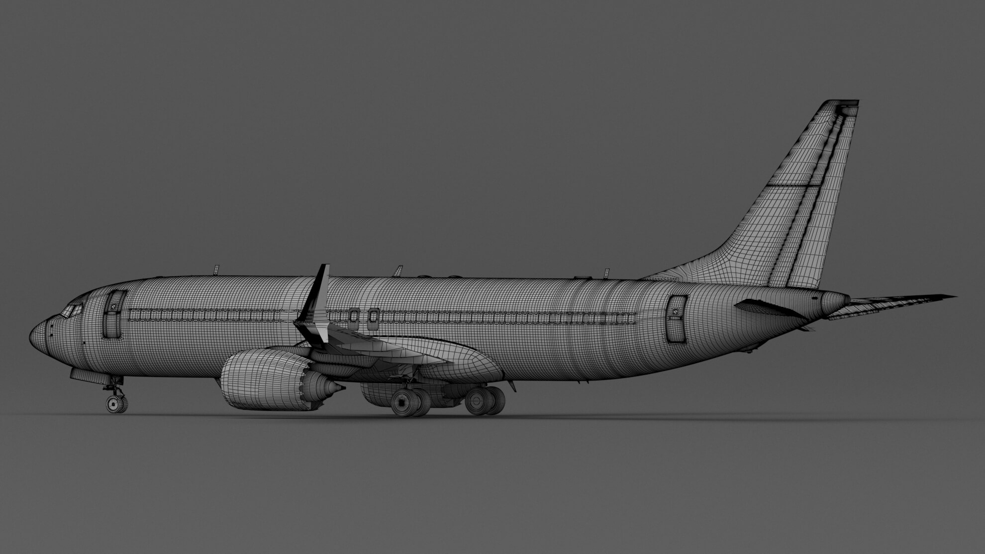 Boeing 737-800 Max Prime Air Amazon 3D Model by ALPHA3DST