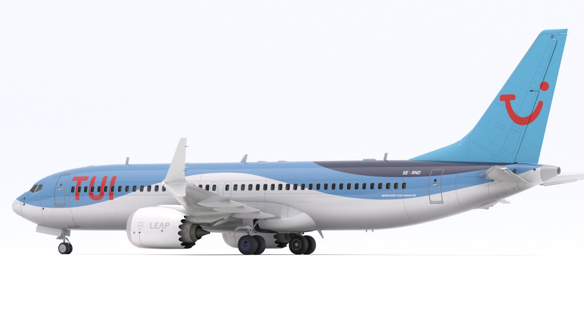 Boeing 737-800 Max Tui Airlines 3D Model by ALPHA3DST
