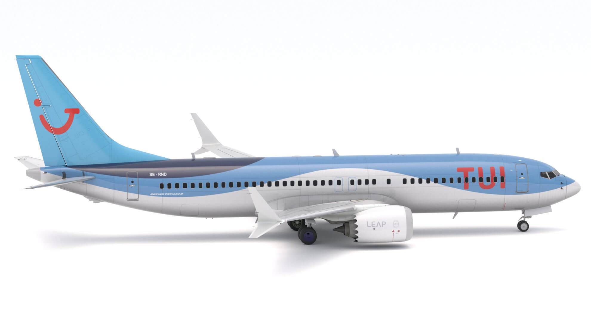 Boeing 737-800 Max Tui Airlines 3D Model by ALPHA3DST