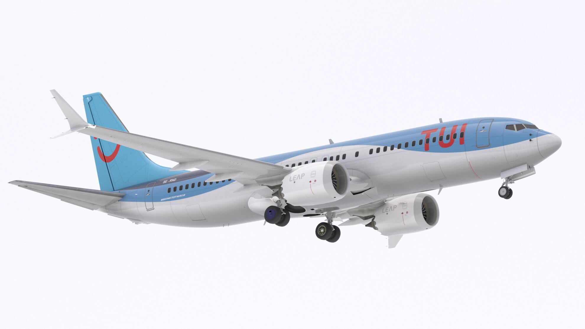 Boeing 737-800 Max Tui Airlines 3D Model by ALPHA3DST