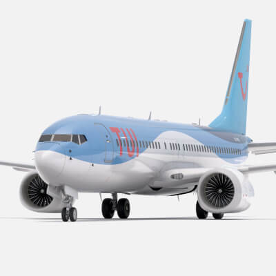 Boeing 737-800 Max Tui Airlines 3D Model by ALPHA3DST