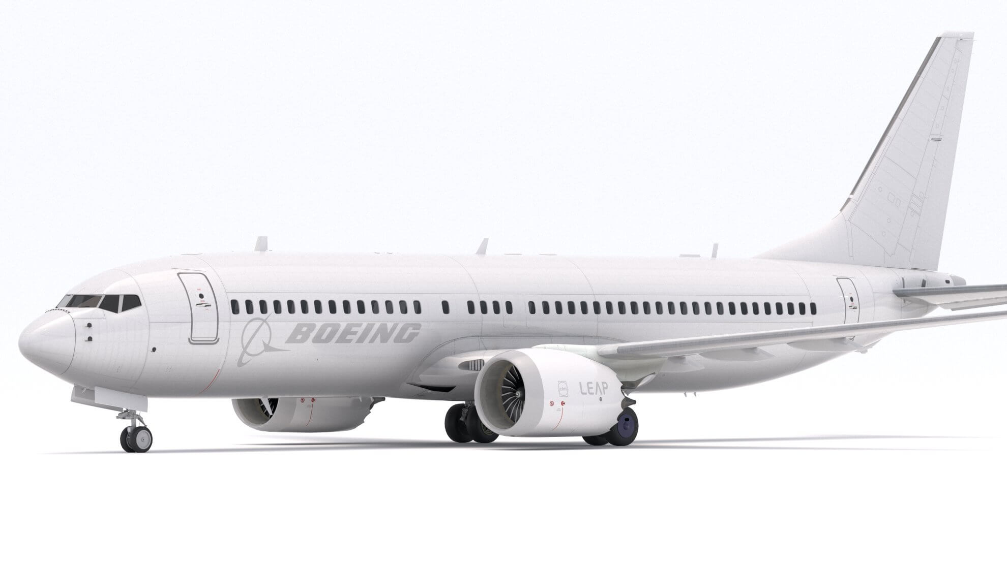 Boeing 737-800 Max 3D Model by ALPHA3DST