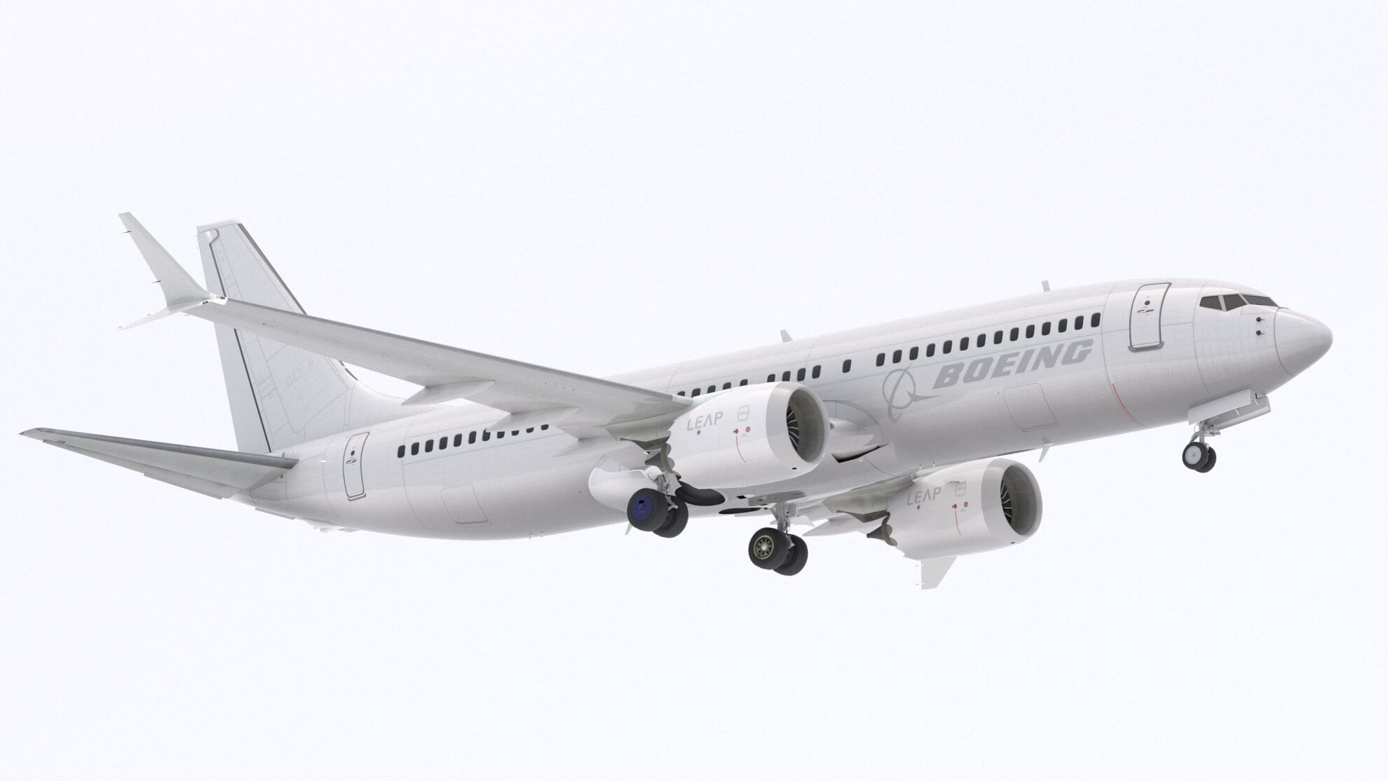 Boeing 737-800 Max 3D Model by ALPHA3DST