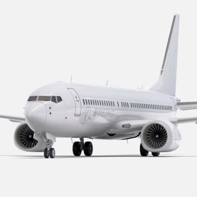 Boeing 737-800 Max 3D Model by ALPHA3DST