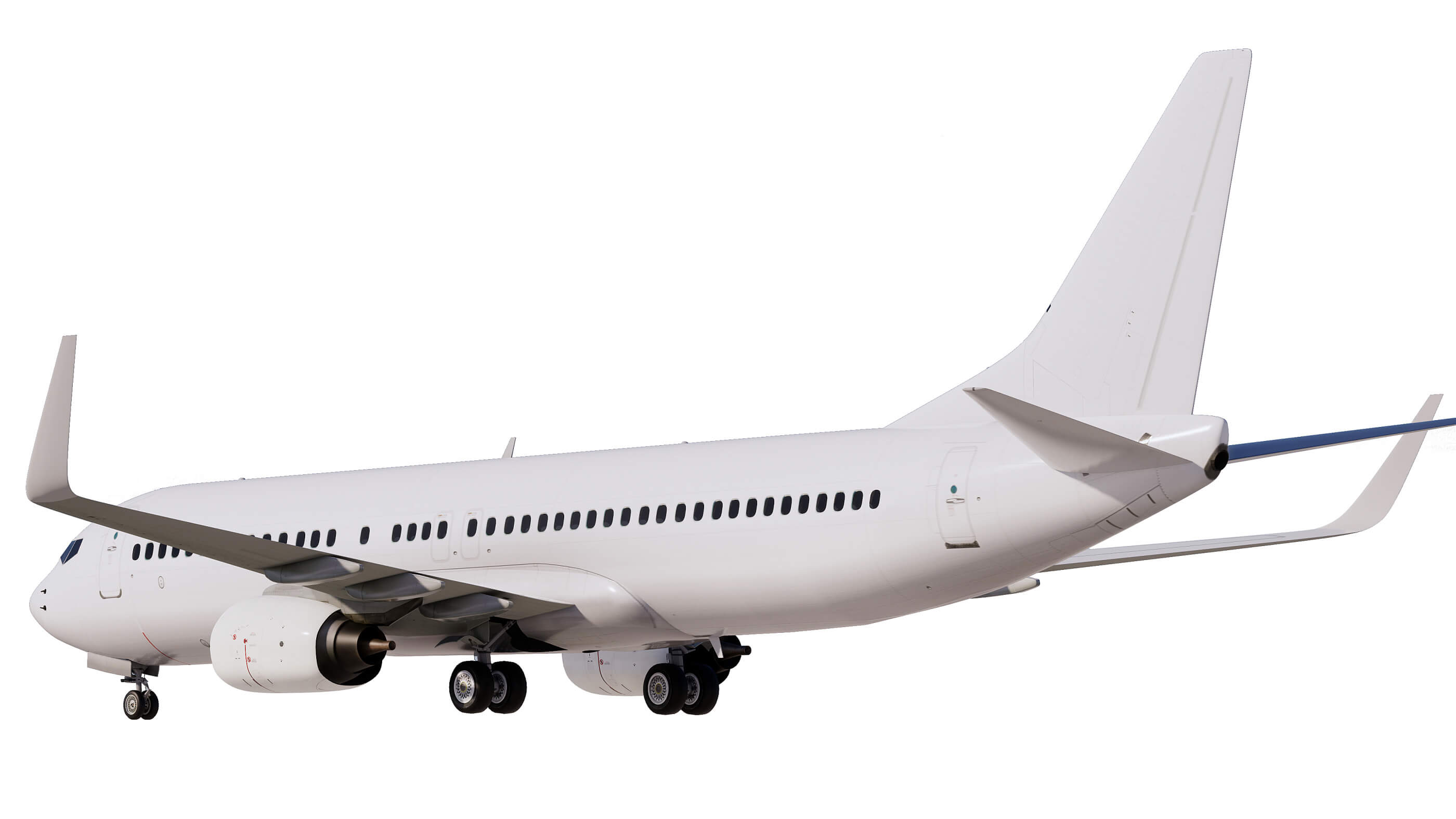 Boeing 737-800 Template 3D Model by ALPHA3DST